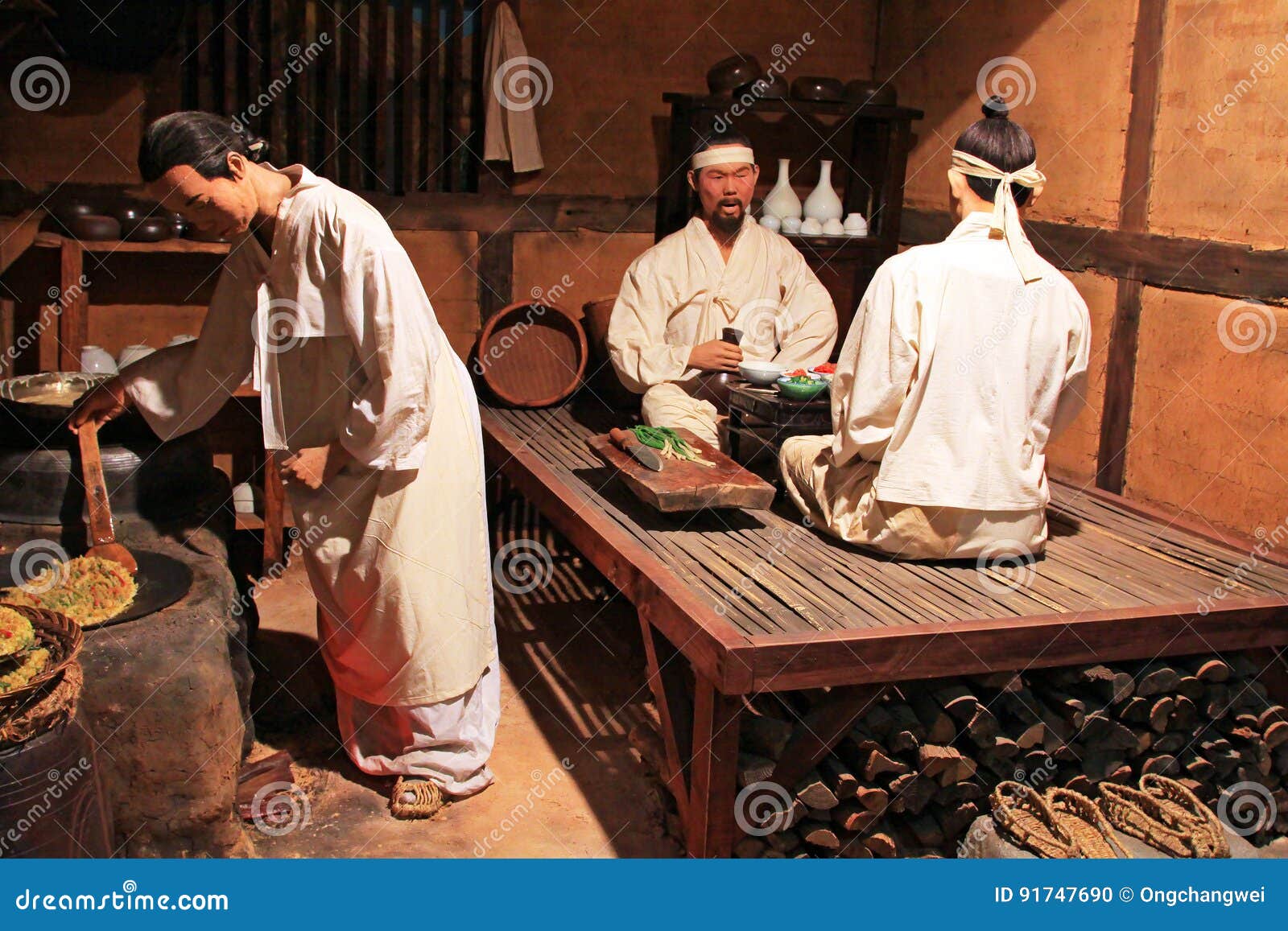 Ancient Korean Traditional Life Editorial Image - Image of life ...