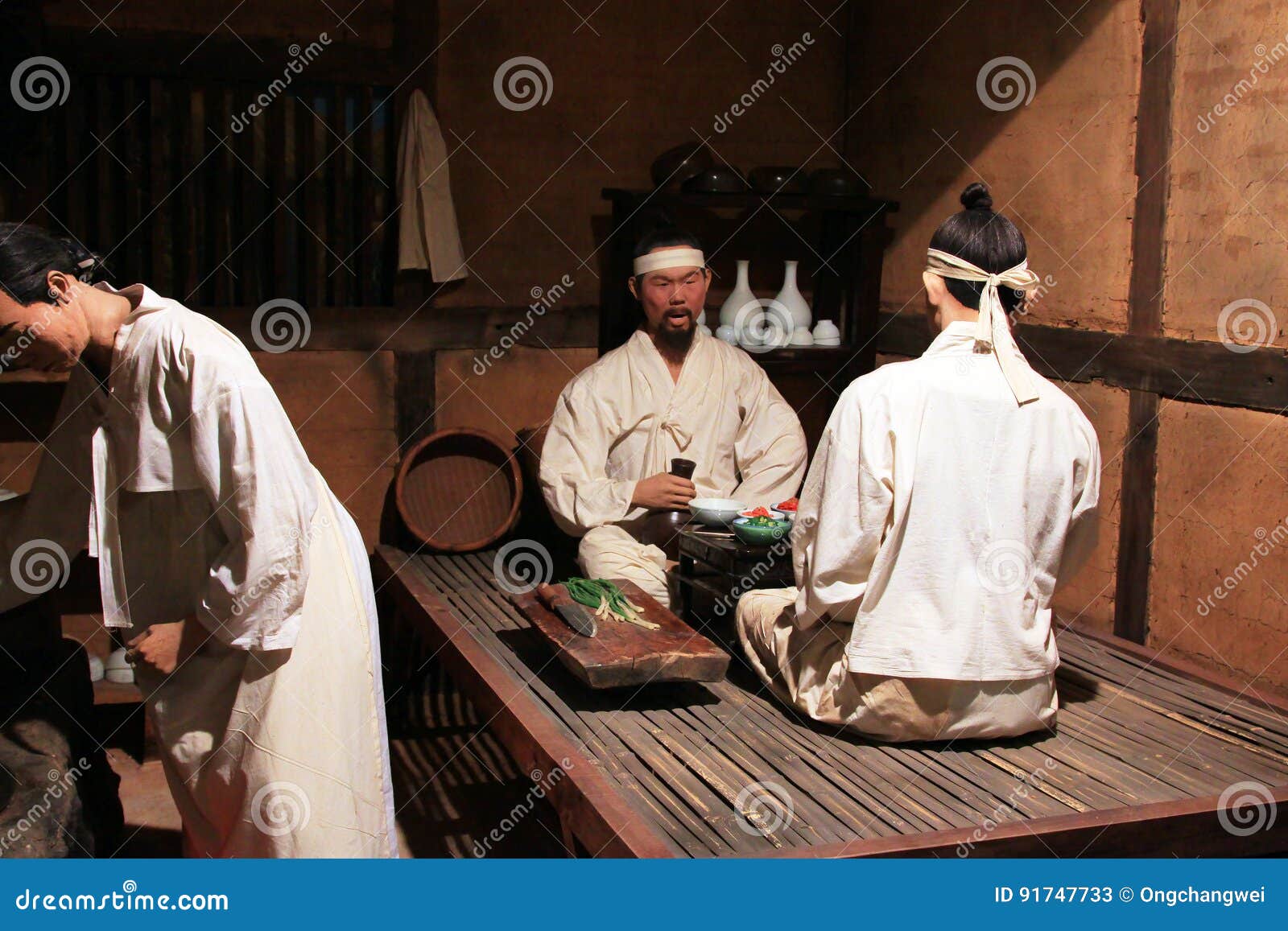 Ancient Korean Traditional Life Editorial Stock Photo - Image of mini ...