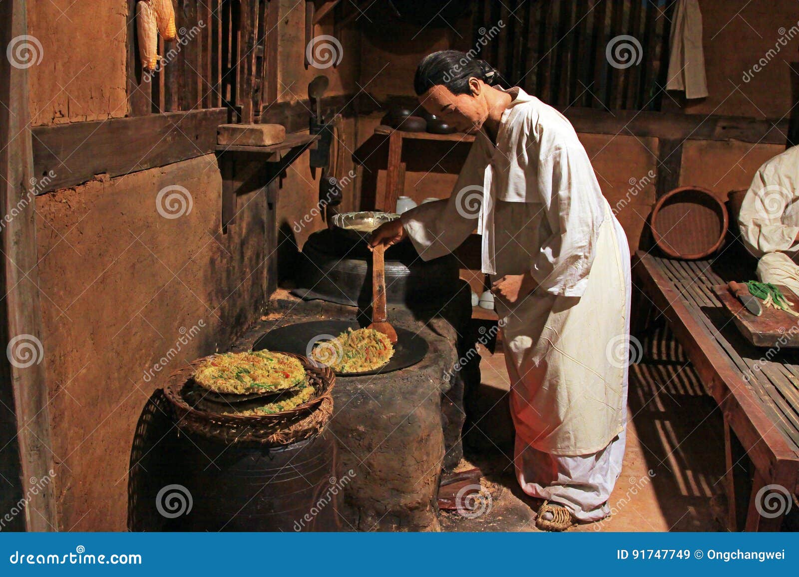 Ancient Korean Traditional Life Editorial Stock Image - Image of doll ...