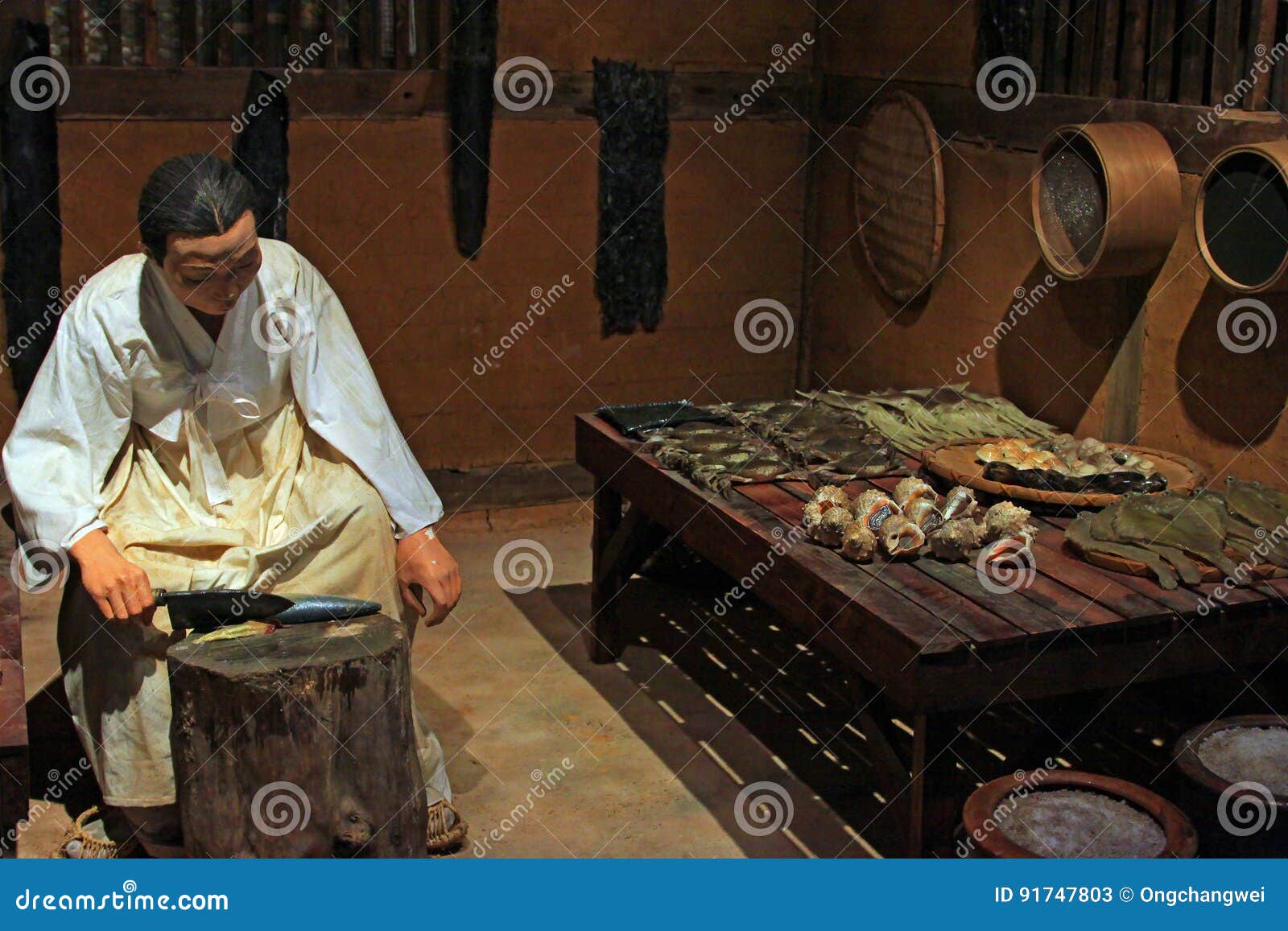 Ancient Korean Traditional Life Editorial Stock Photo - Image of busan ...