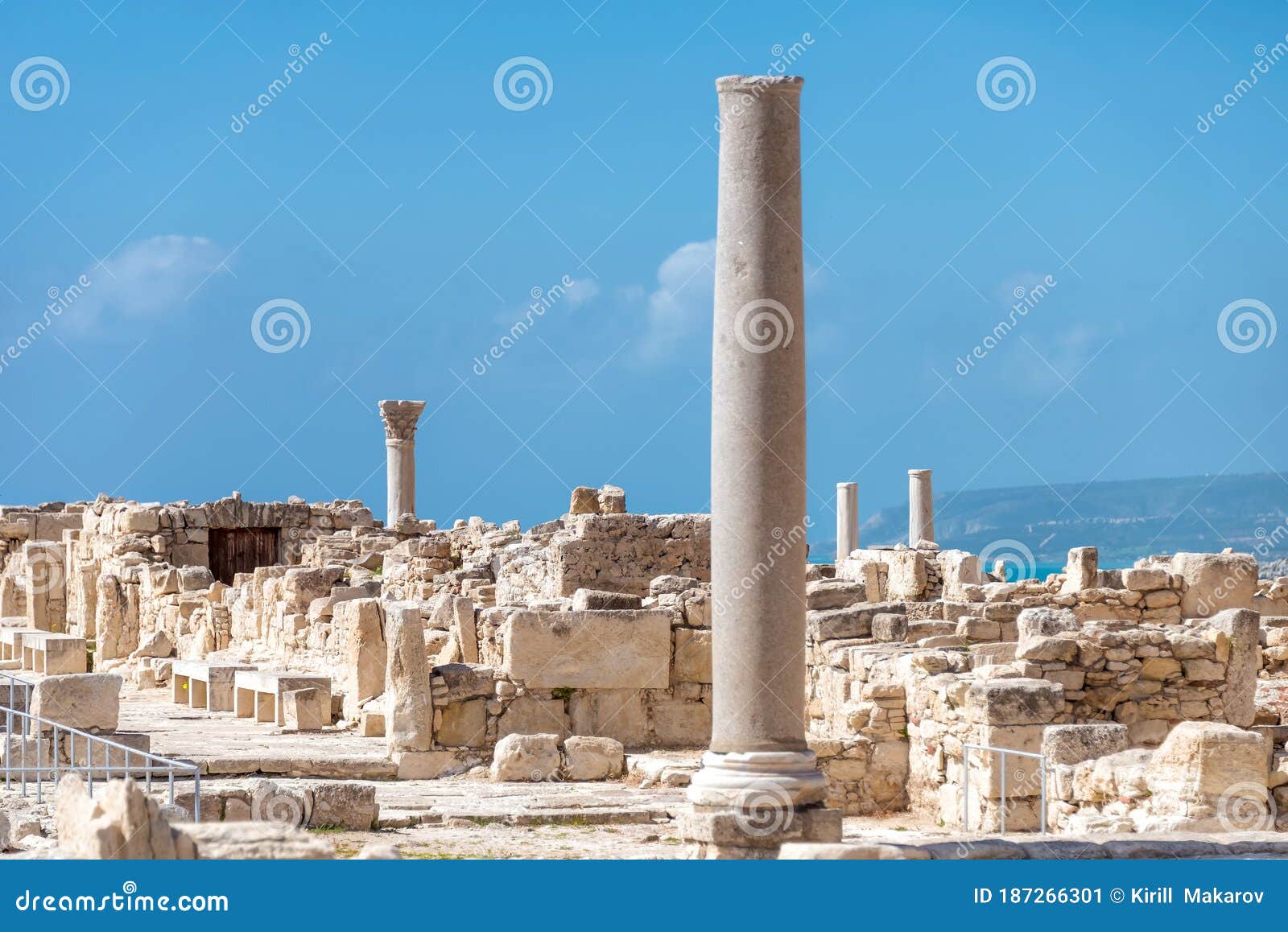 Ancient Kourion Archaeological Site. Limassol District, Cyprus Stock ...