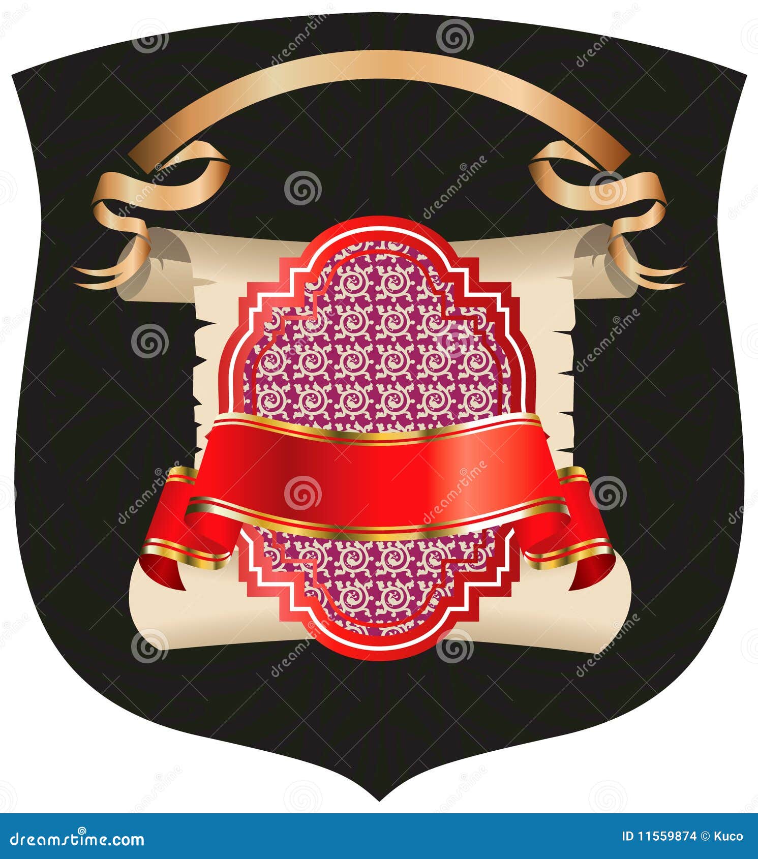 Ancient label stock vector. Illustration of design, spot - 11559874