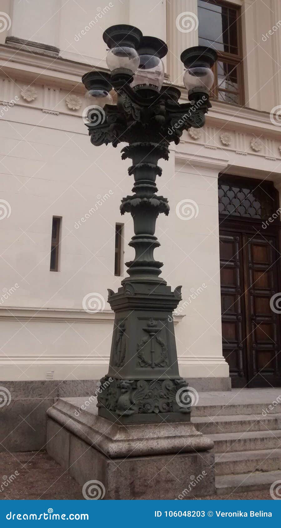 Ancient lamp post stock image. Image of outside, ancient - 106048203