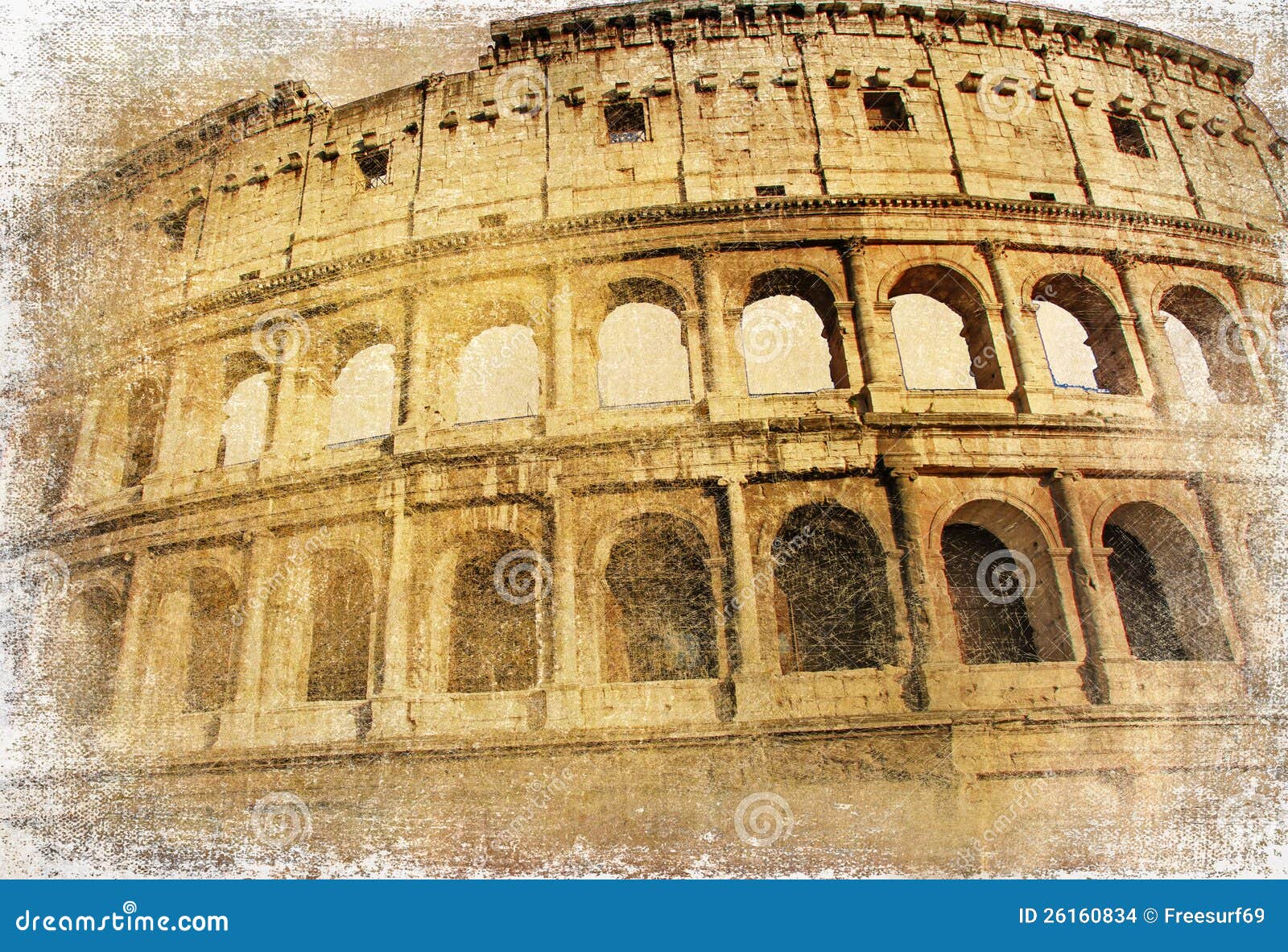 Ancient Landmarks - Colosseum Stock Photo - Image of empire ...