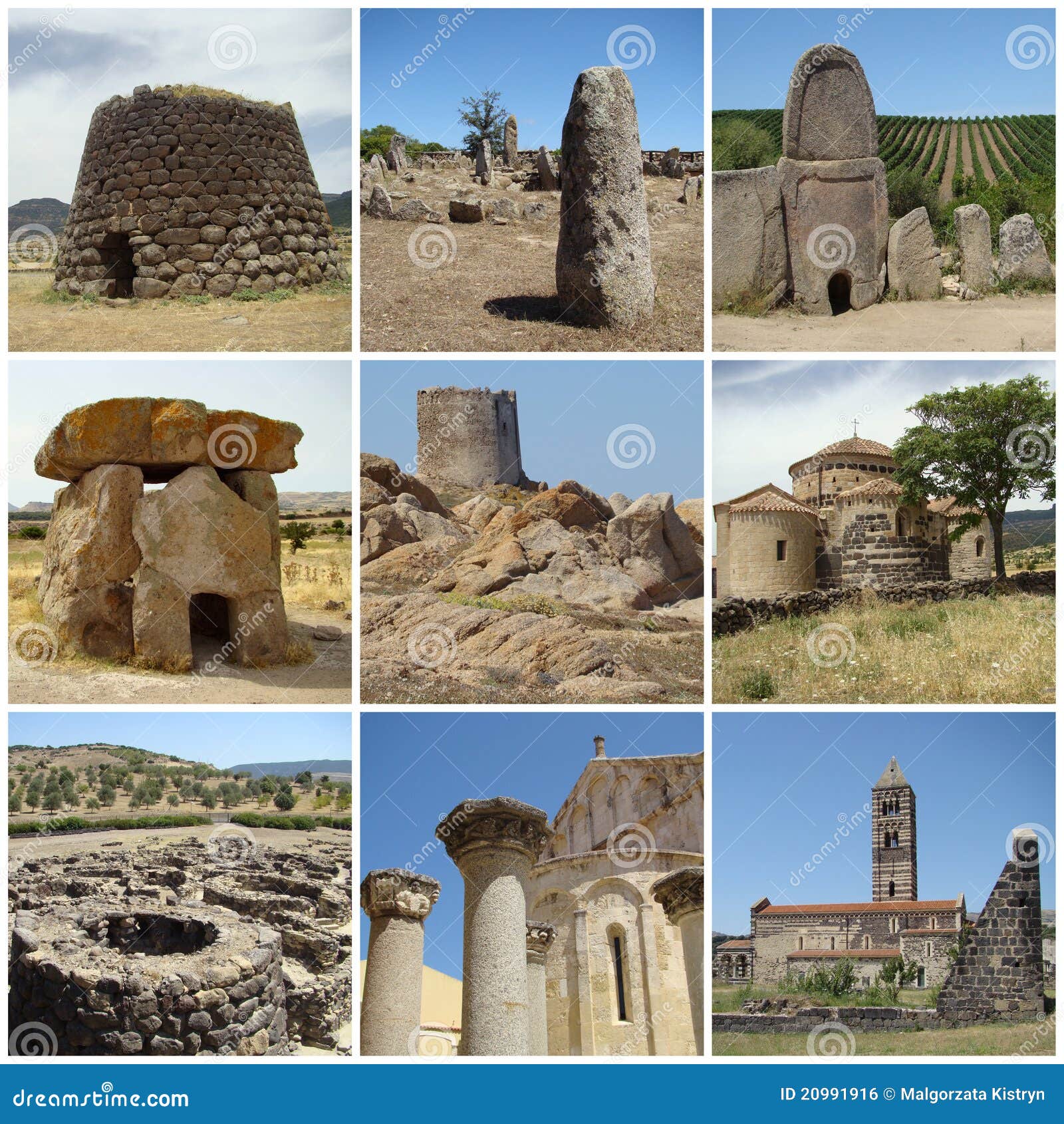 Ancient Landmarks of Sardinia Stock Photo - Image of mediterranean ...