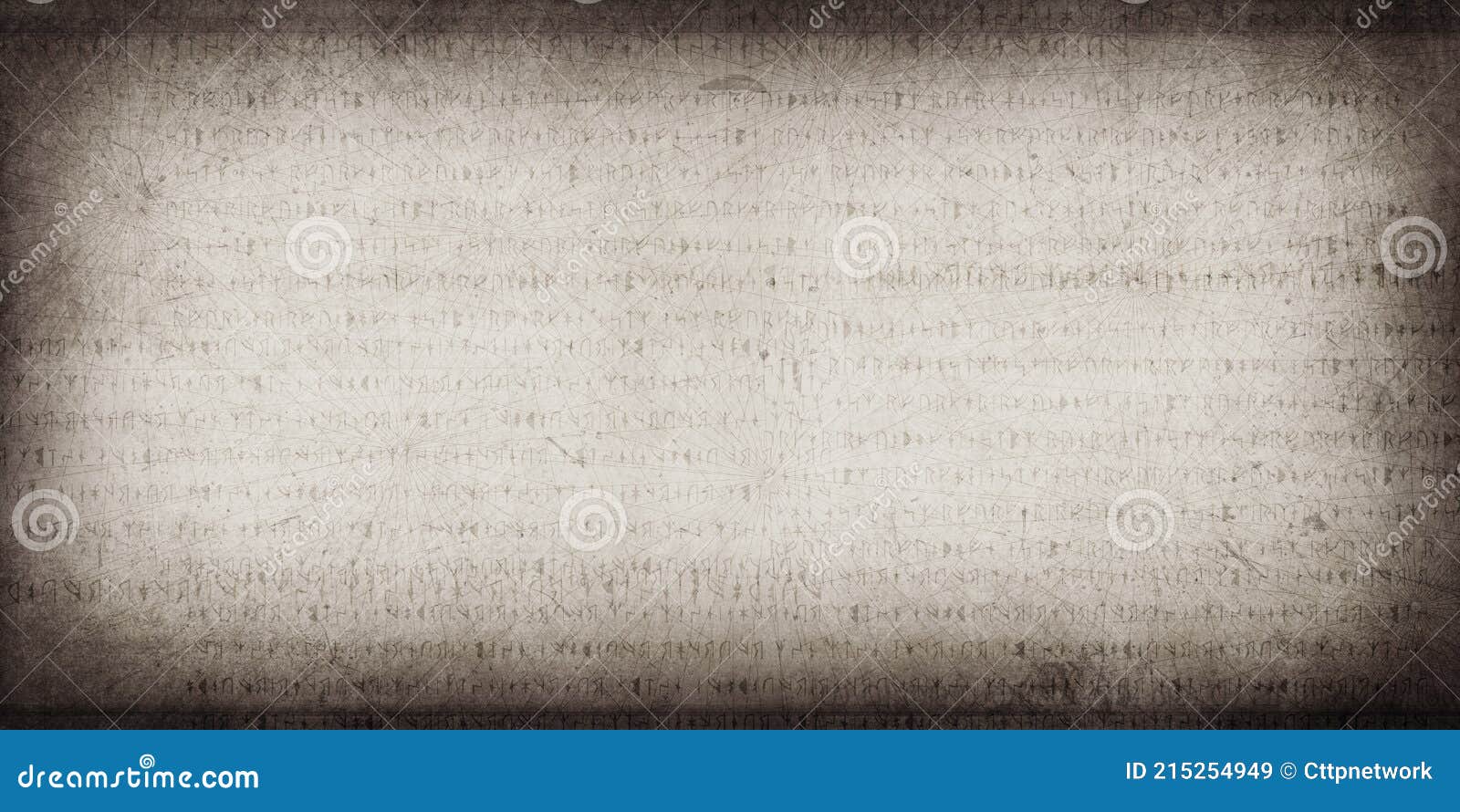 Ancient Language and Signs Written on the Old Concrete Wall. Abstract ...