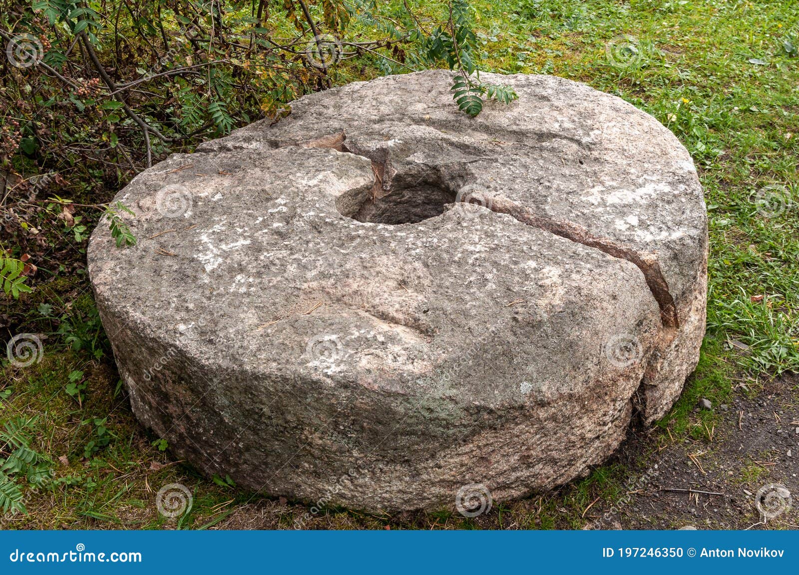 Stone Millstone. Tools Of The Past. Granite. Household Items Of The ...