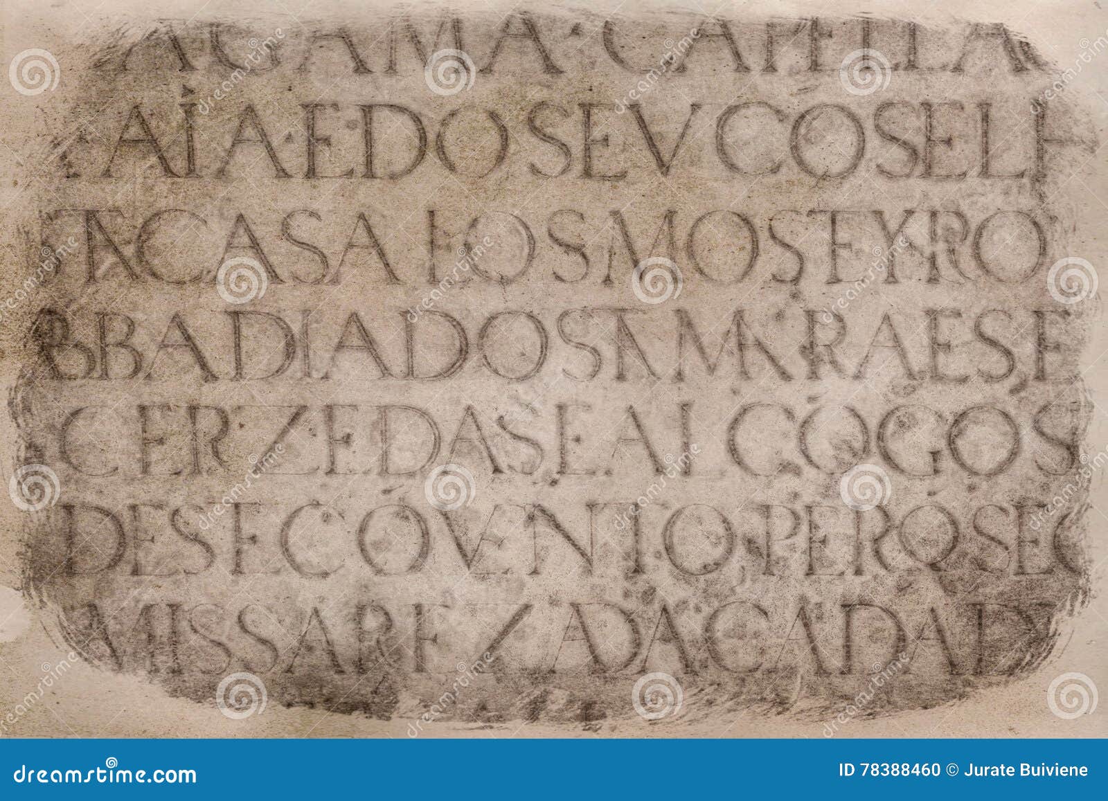 Ancient Latin Inscription stock photo. Image of surface - 78388460