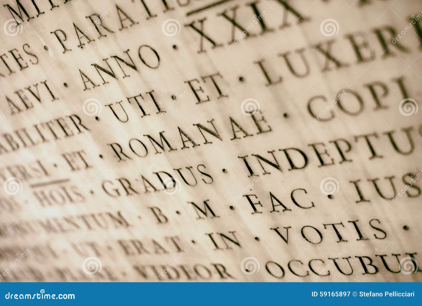 Ancient Latin Inscription stock image. Image of surface - 59165897