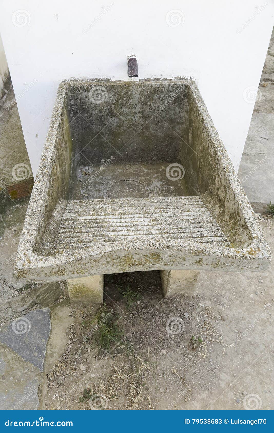 Ancient laundry stone stock image. Image of interior - 79538683