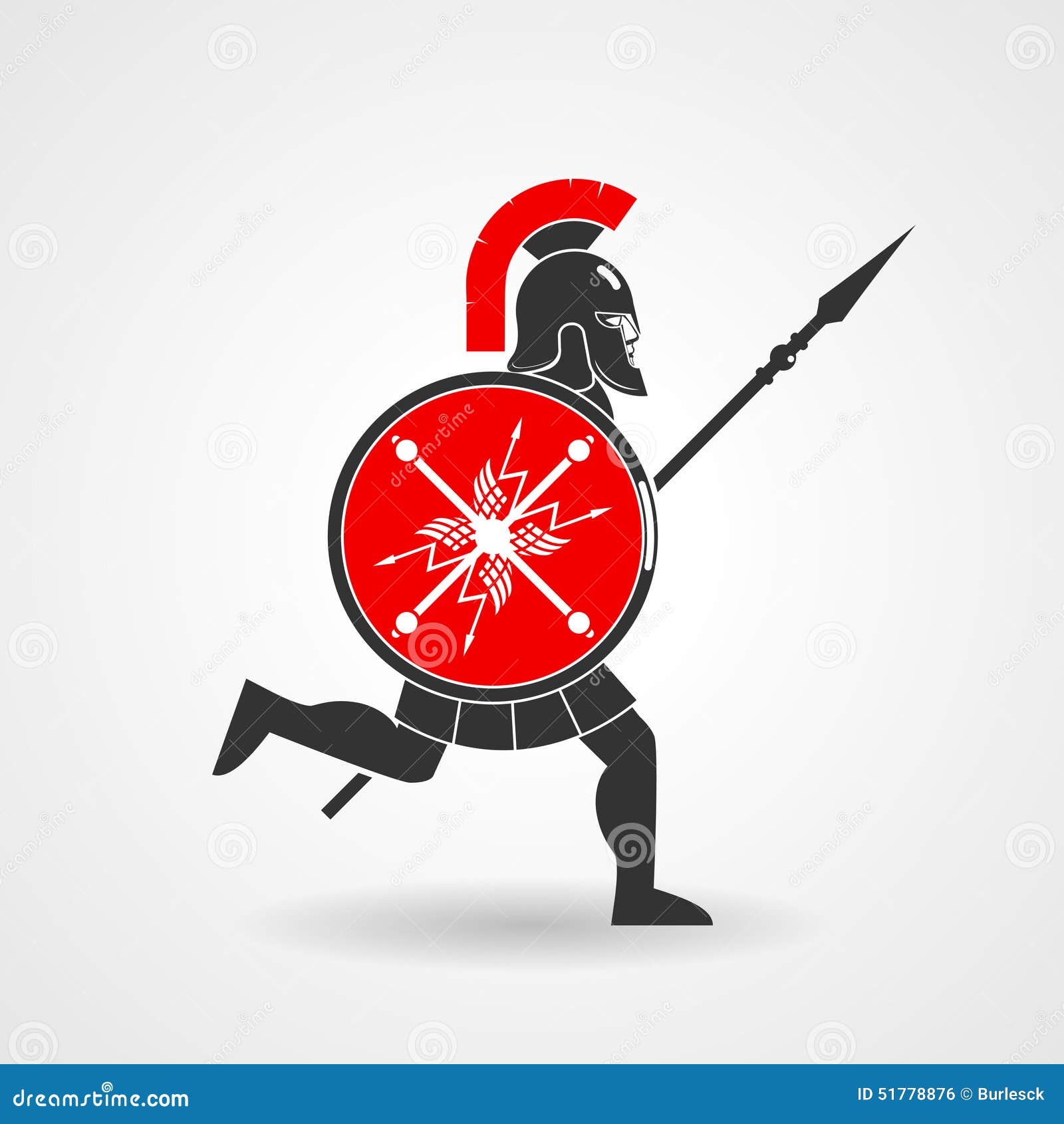 Ancient Legionnaire Warrior Icon Stock Vector - Illustration of ...
