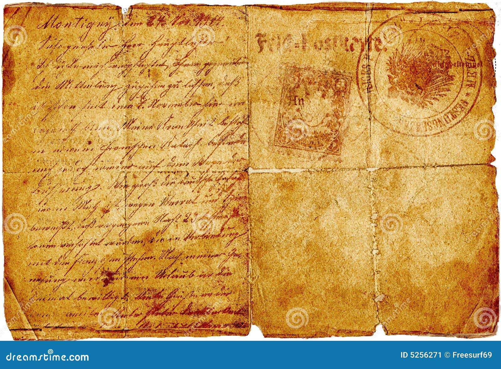 Ancient letter stock image. Image of background, handwriting - 5256271
