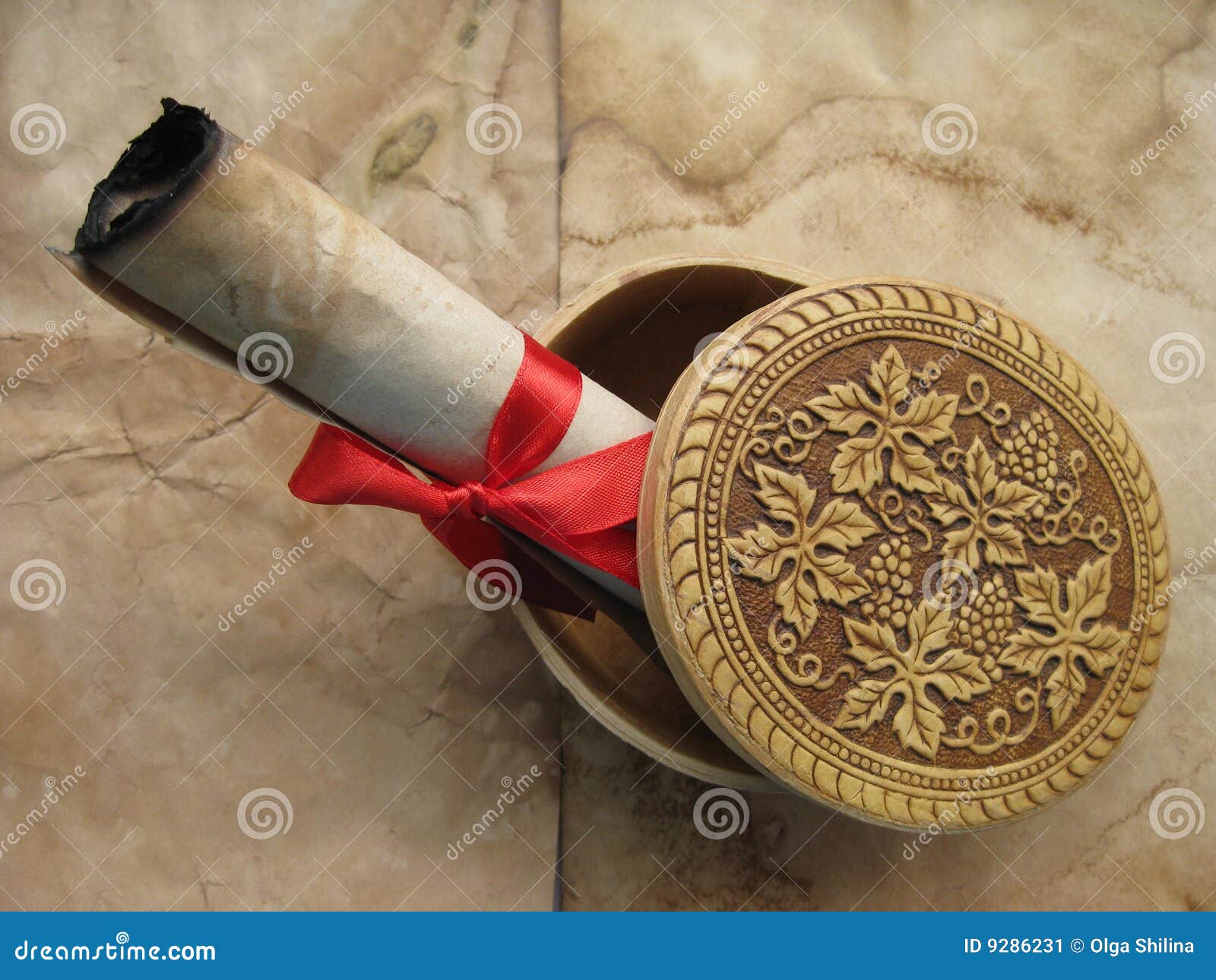 Ancient letter stock image. Image of stain, epistle, still - 9286231