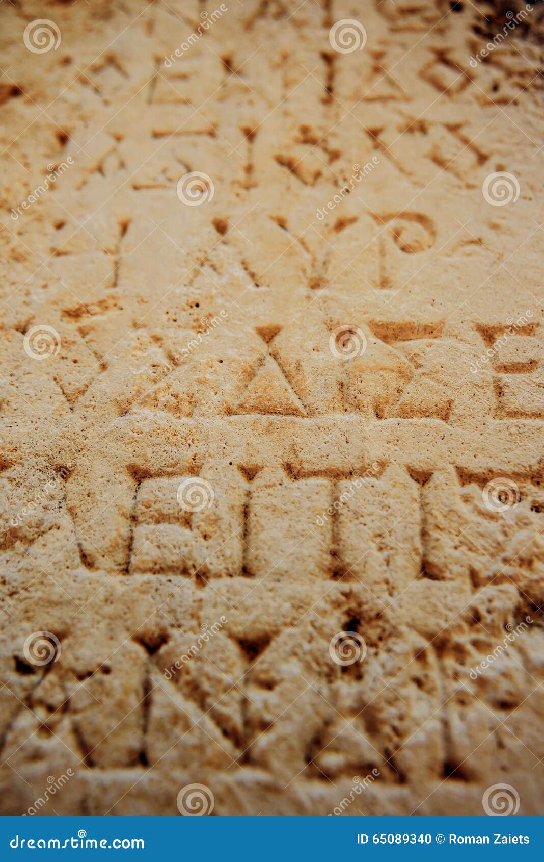 Ancient letters stock photo. Image of effect, damaged - 65089340