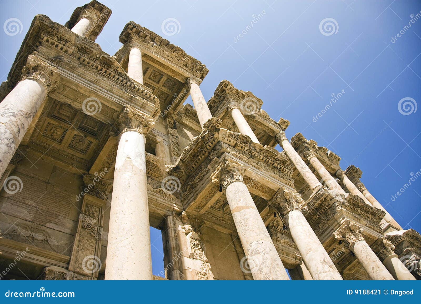 Ancient Library stock image. Image of library, marble - 9188421