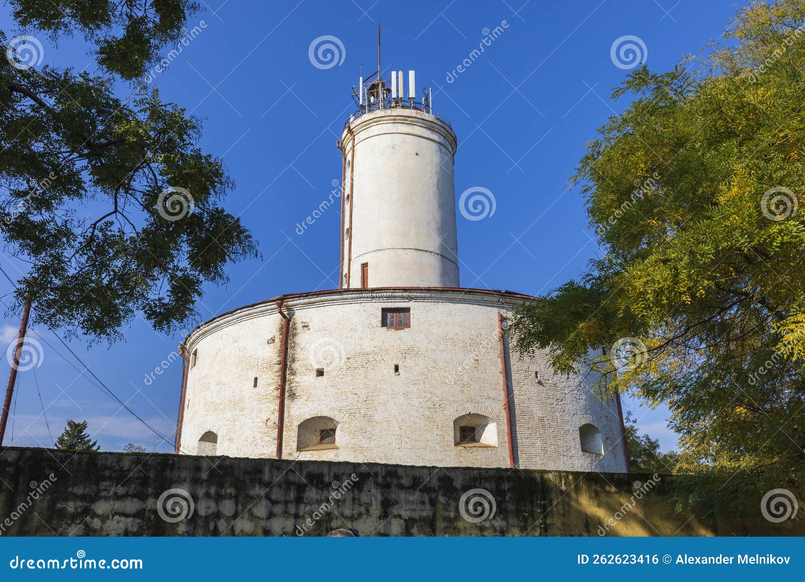 Ancient Lighthouse in the City of Lankaran Stock Photo - Image of ...