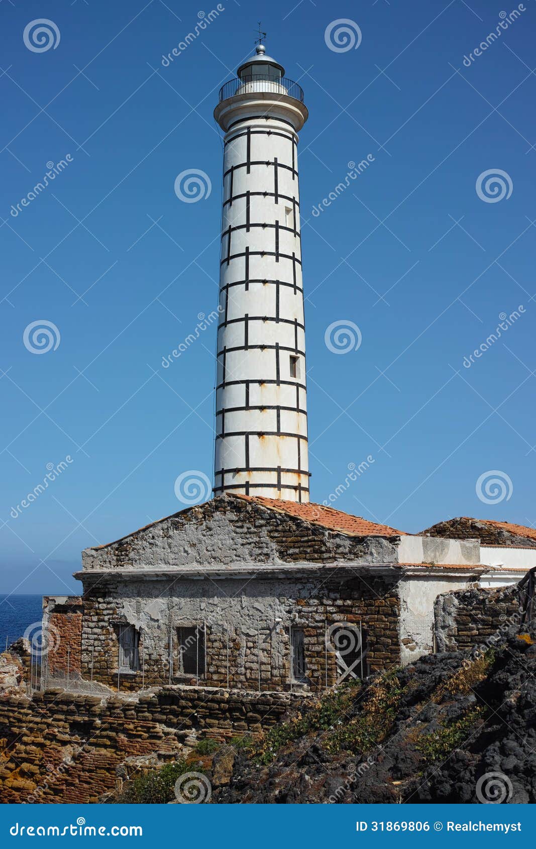 Ancient Lighthouse Stock Photography | CartoonDealer.com #20401136