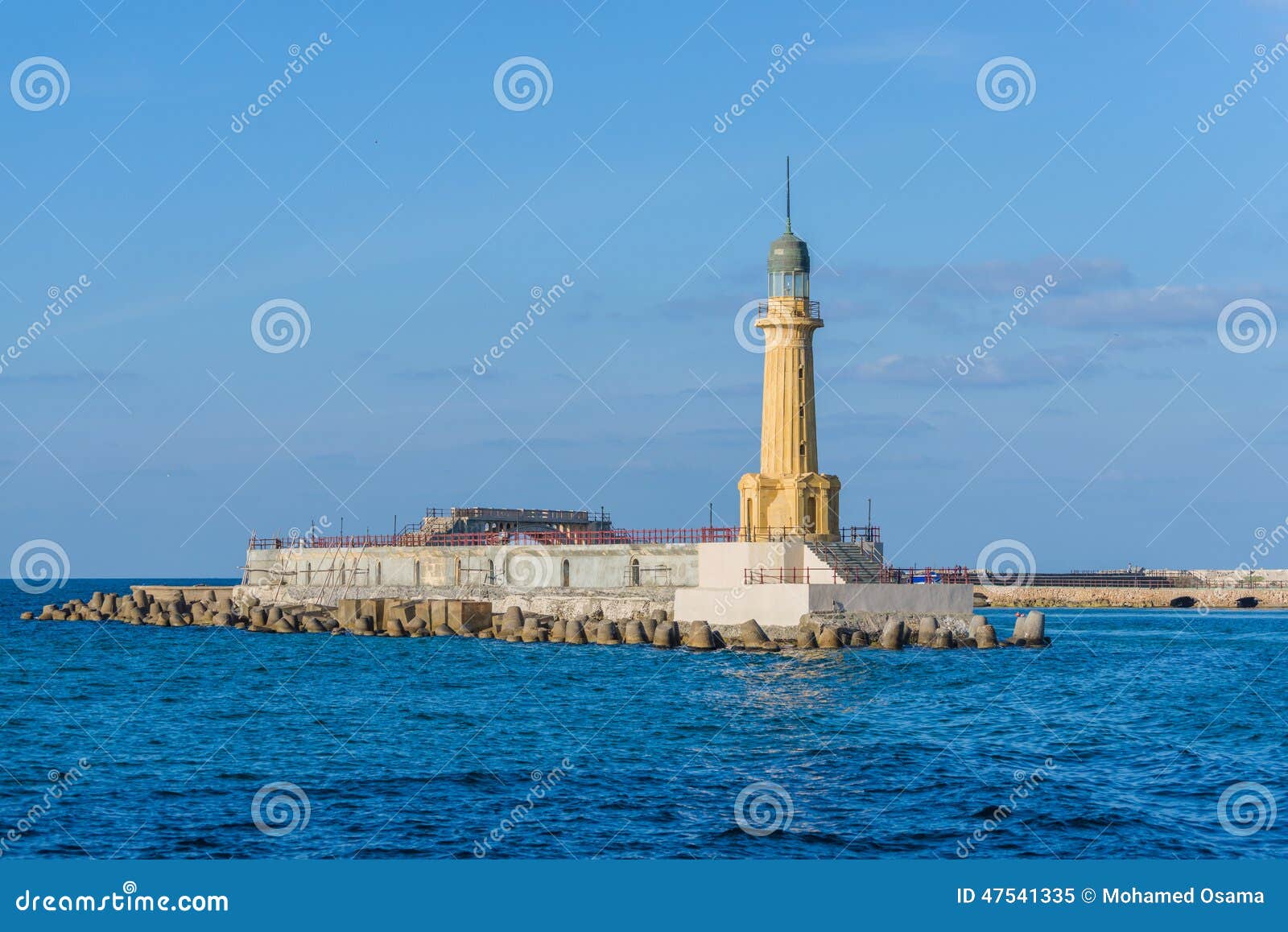 Ancient Lighthouse stock image. Image of build, fortress - 47541335