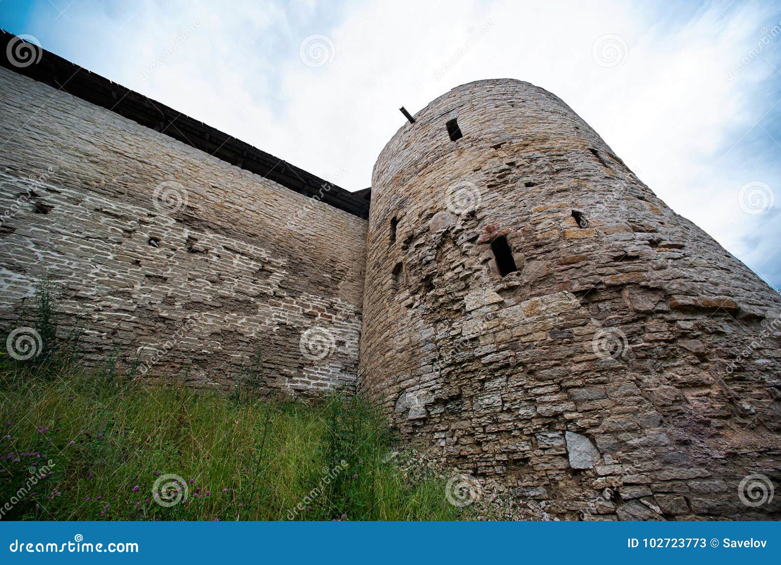 Ancient Limestone Tower Royalty-Free Stock Photography | CartoonDealer ...