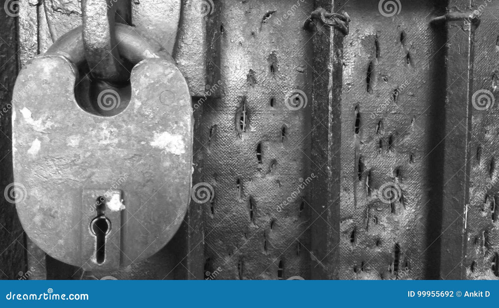 Ancient lock stock photo. Image of ancient, tight, lock - 99955692