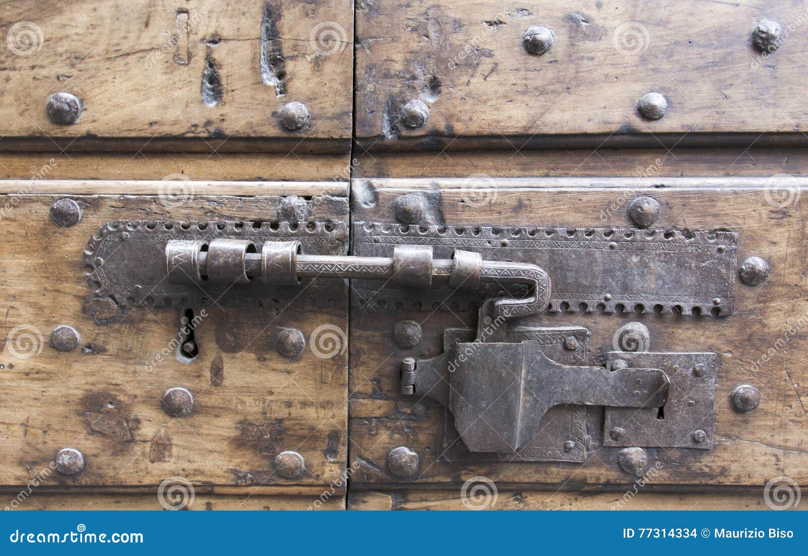 Ancient lock stock photo. Image of lock, privacy, closed - 77314334