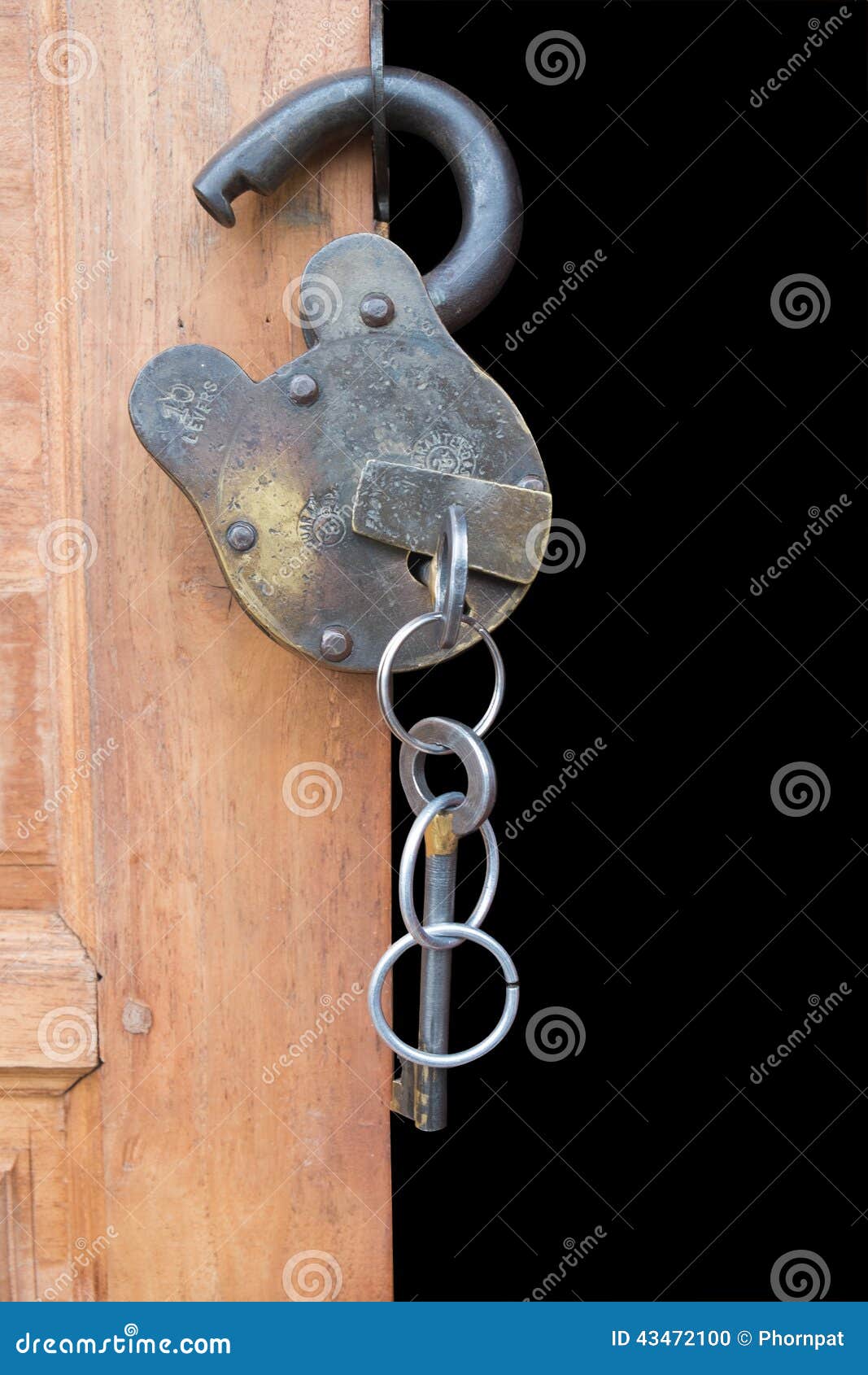 Ancient lock stock photo. Image of lock, house, ring - 43472100