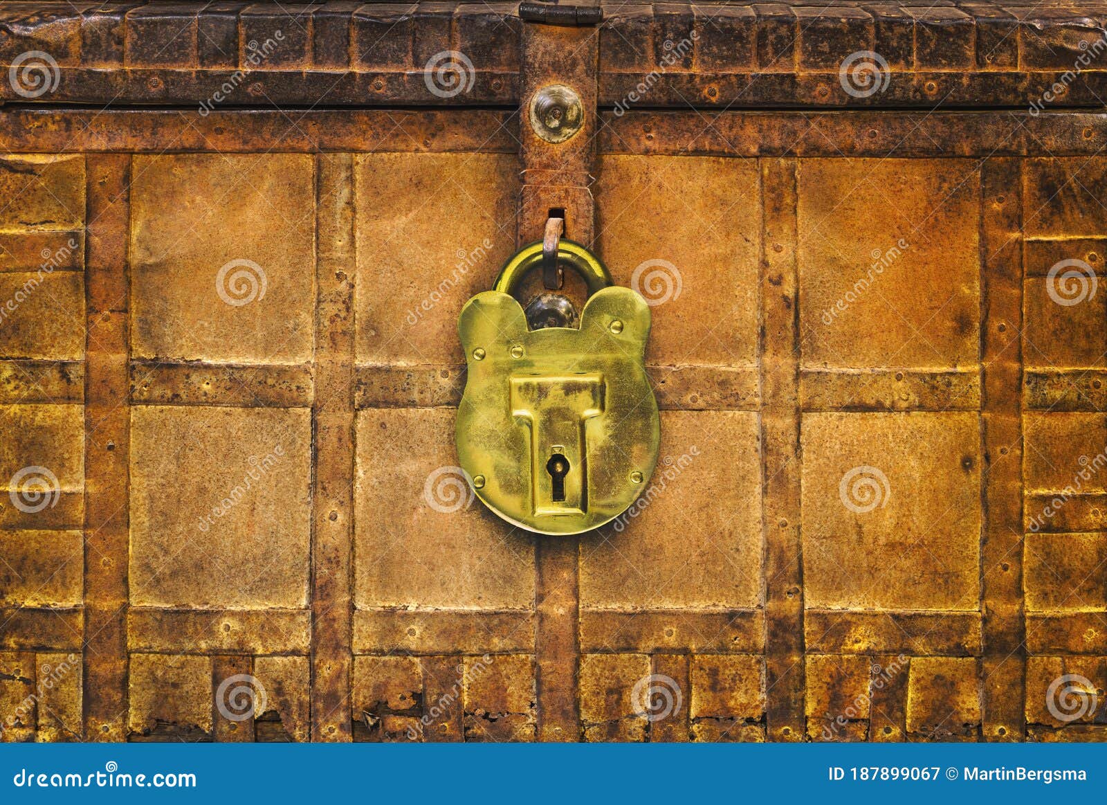 Ancient Locked Door Royalty-Free Stock Photography | CartoonDealer.com ...