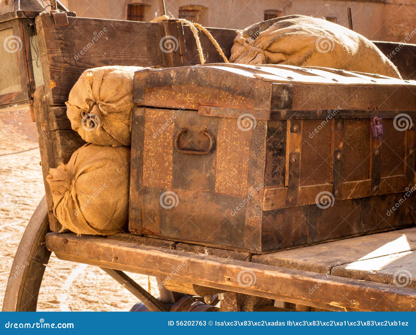 Ancient luggage stock image. Image of rural, retro, antique - 56202763