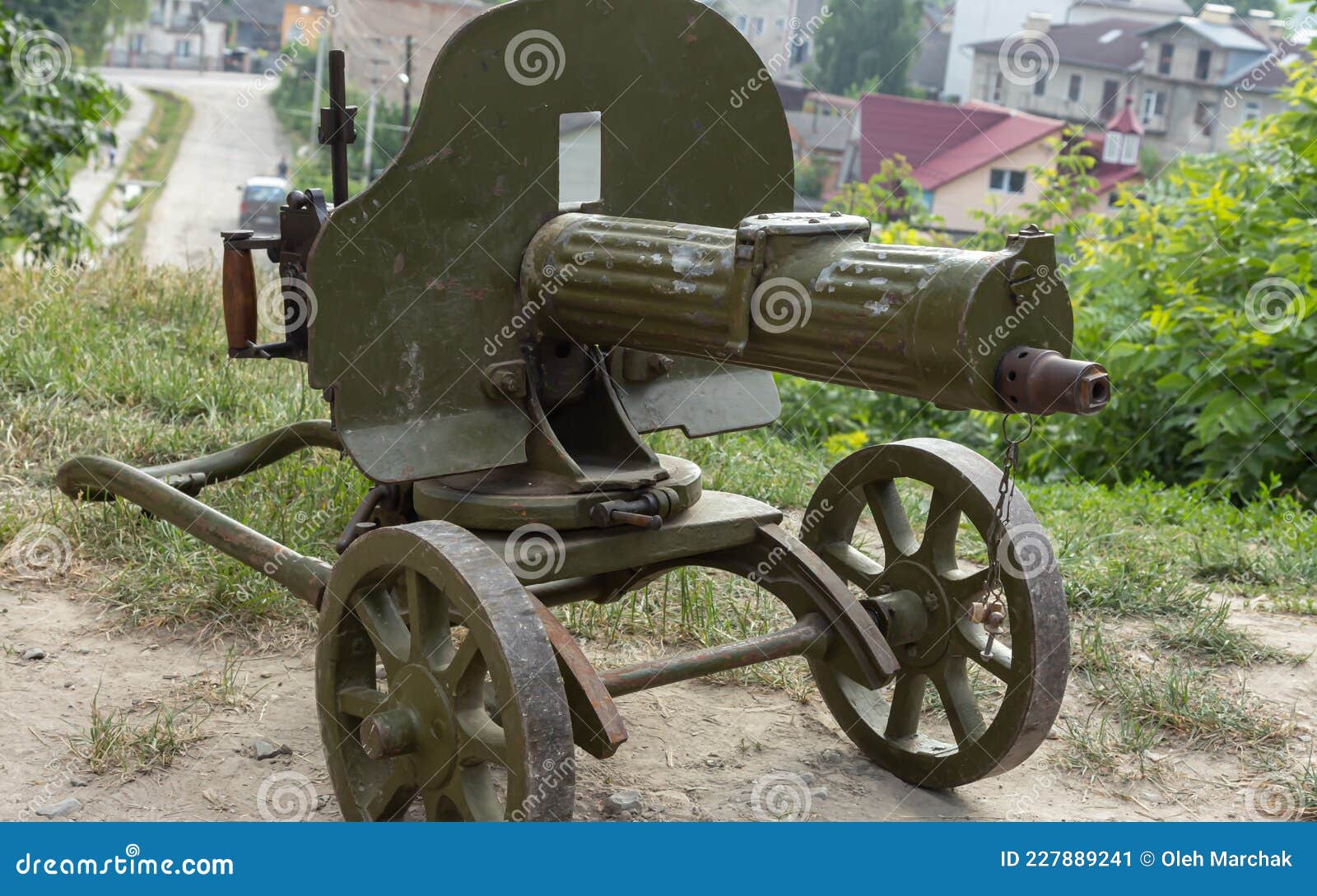 The Ancient Machine Gun System of Old Maxim Editorial Photo - Image of ...