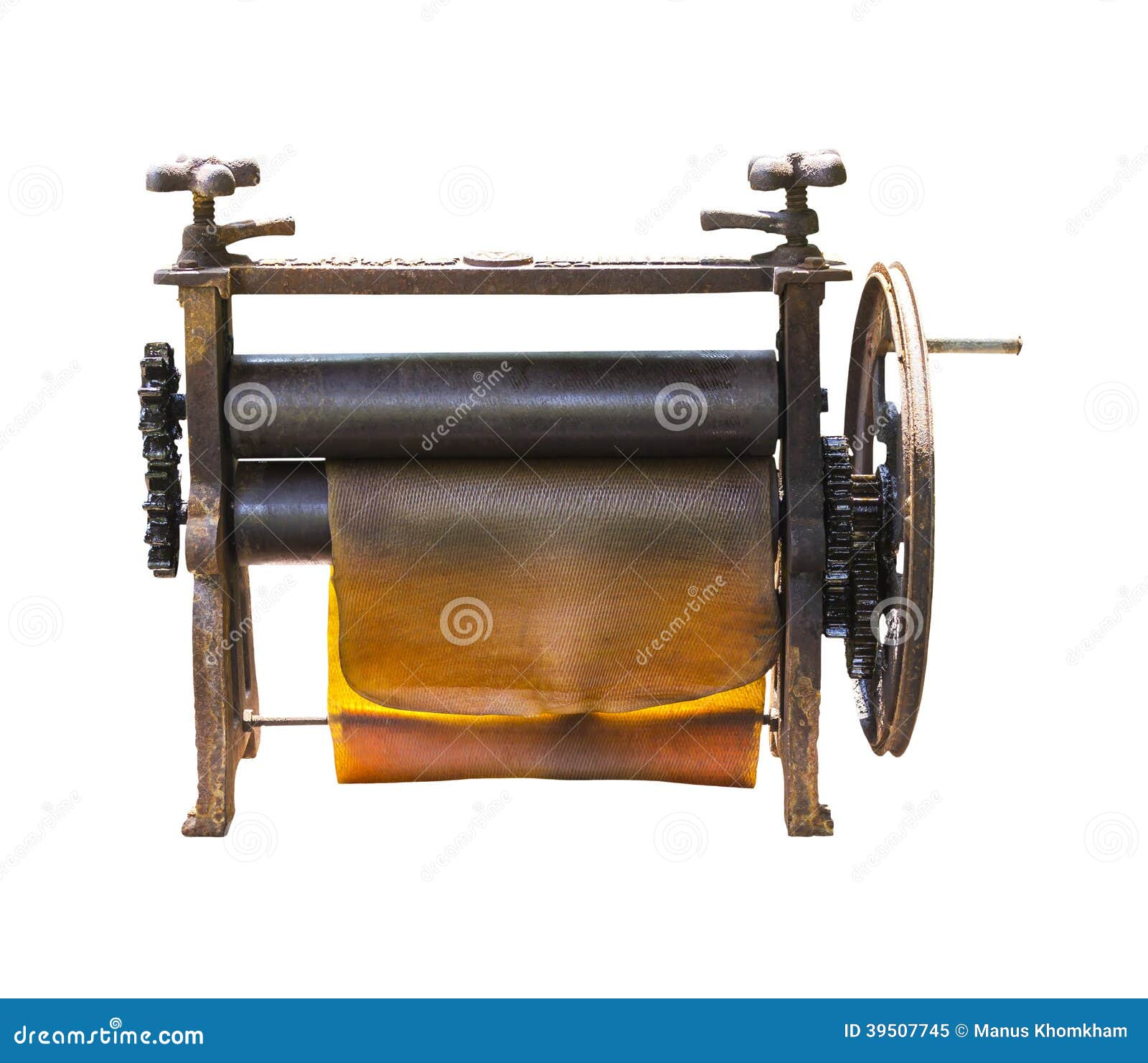 Ancient Making Rubber Sheet Stock Image - Image of produce, background ...