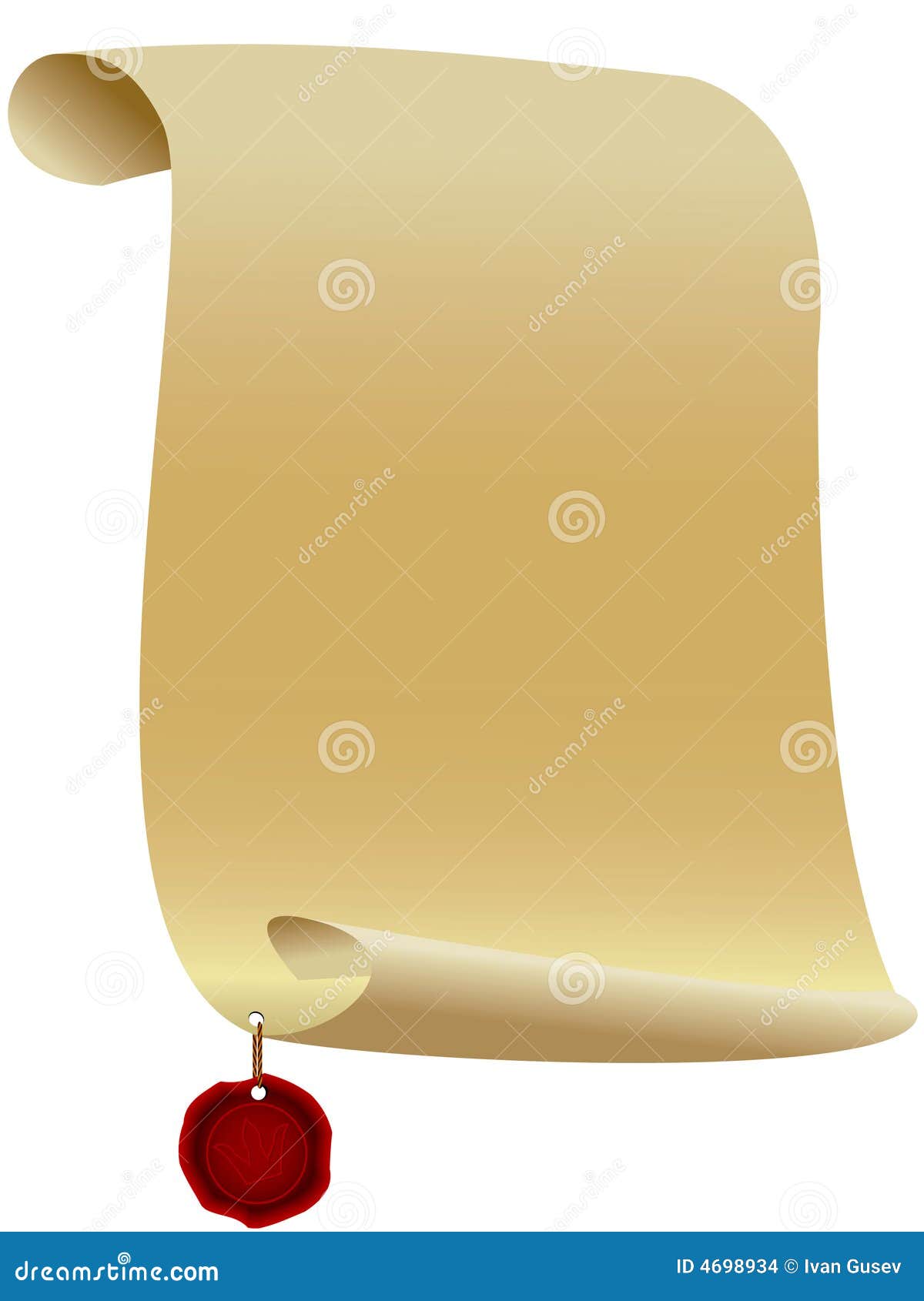 Ancient Manuscript Or Obsolete Papyrus. Banner In Old Style Design ...