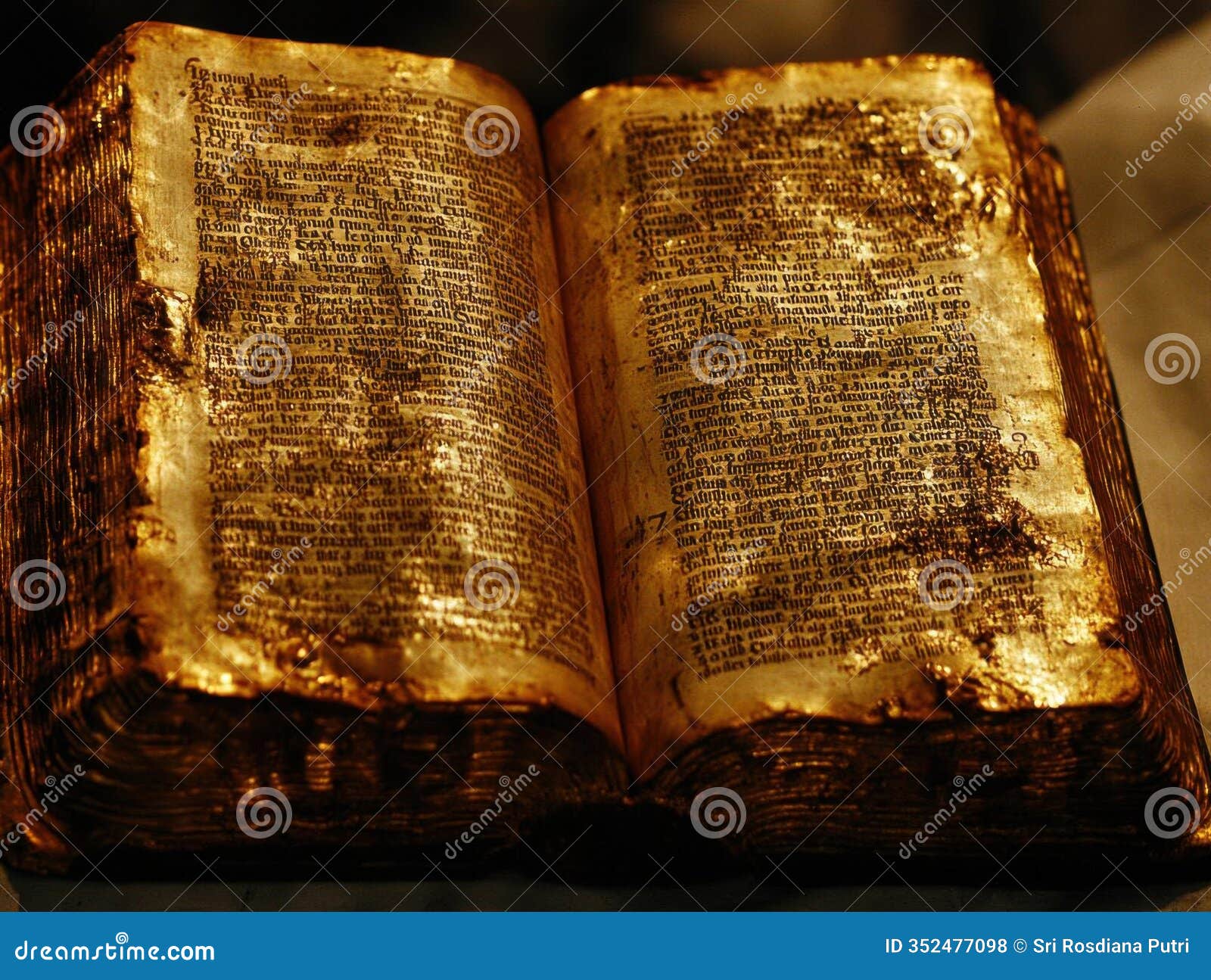 Ancient Manuscript Explores History and Culture with Golden Script and ...