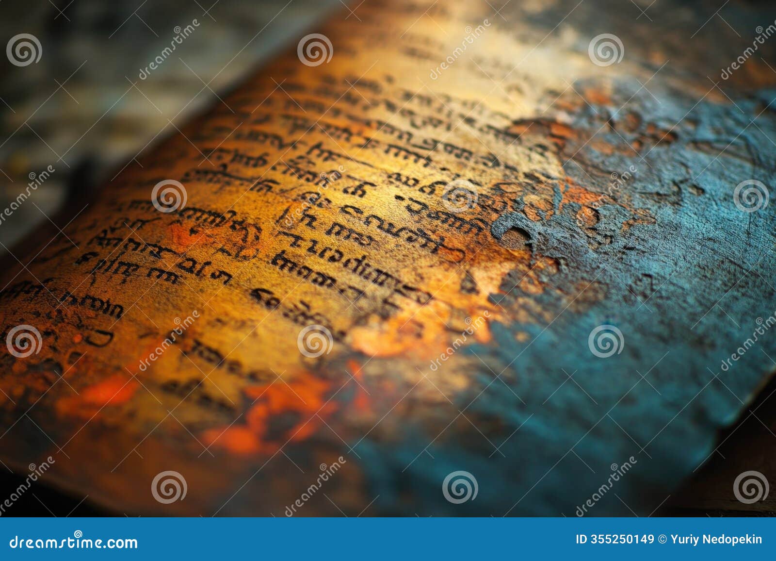 Ancient Manuscript Reveals Intricate Script and Artistic Detail in ...