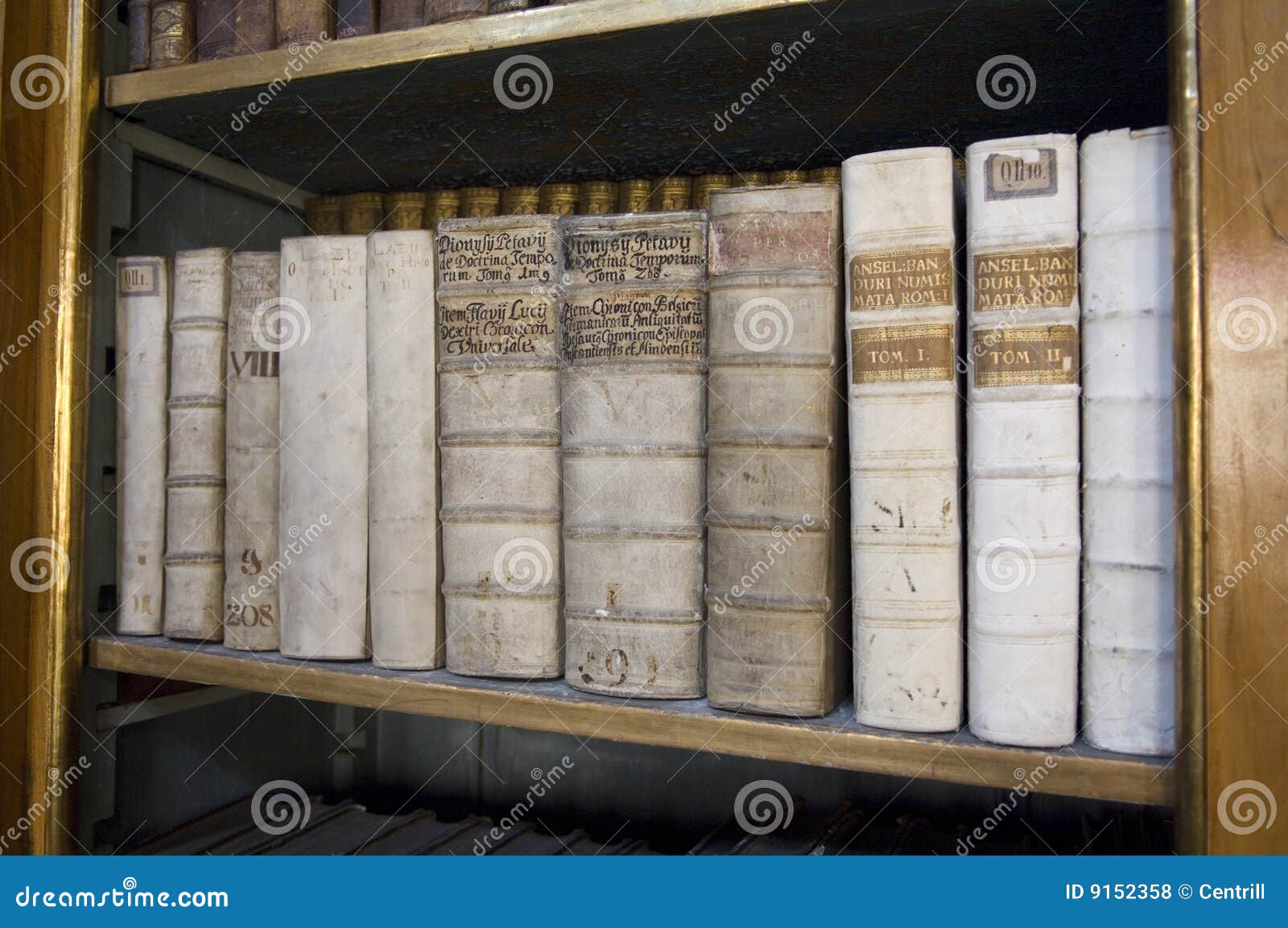 Ancient Manuscripts Strahov Library Prague Stock Photo - Image of ...