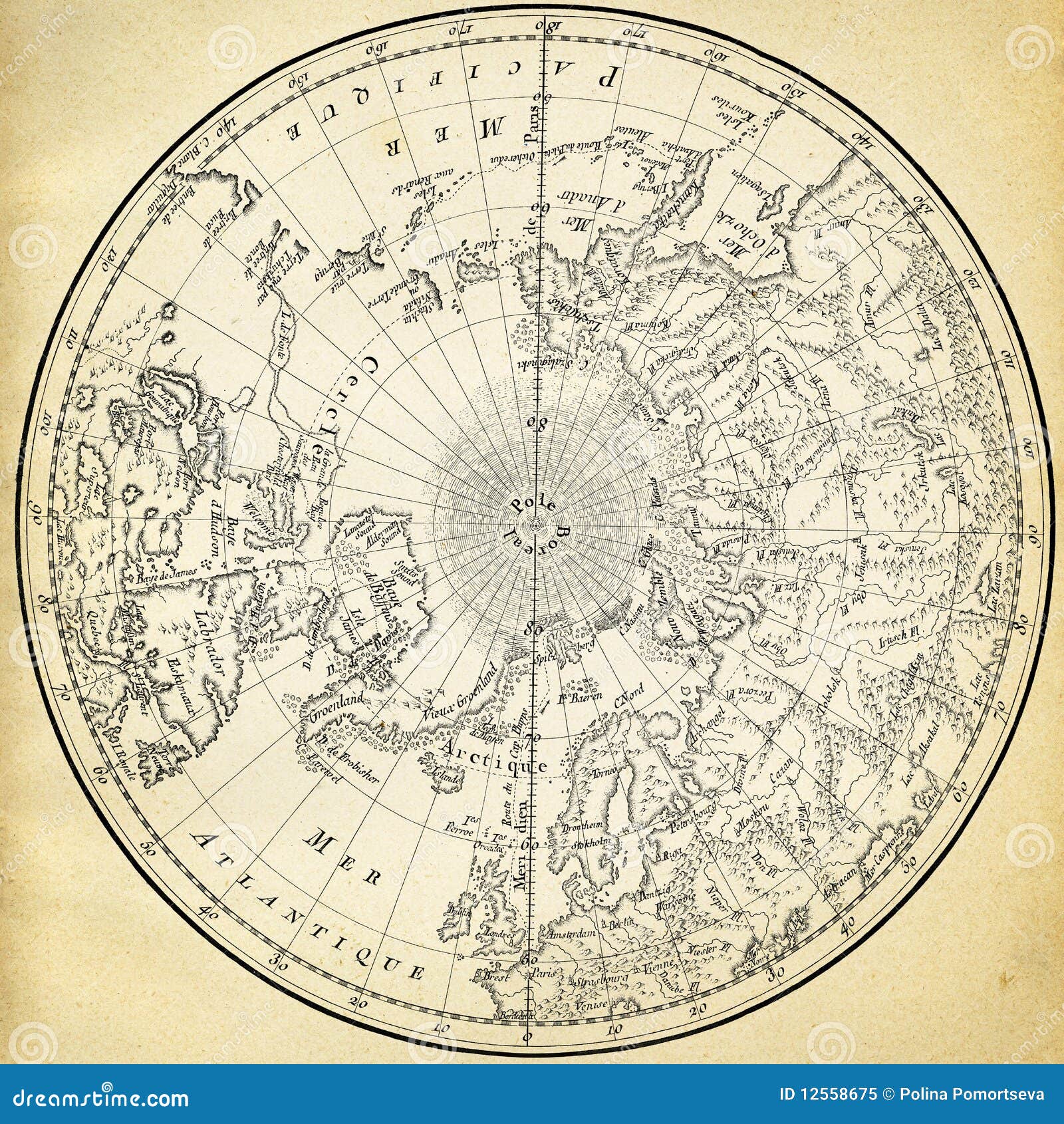 Ancient Map Royalty Free Stock Photo - Image: 12558675