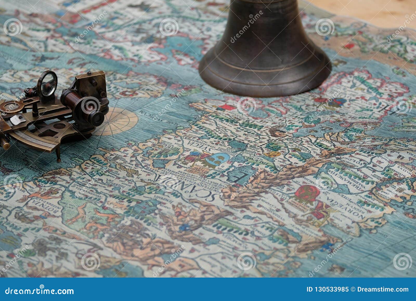 Ancient map and sectarian stock image. Image of autumn - 130533985