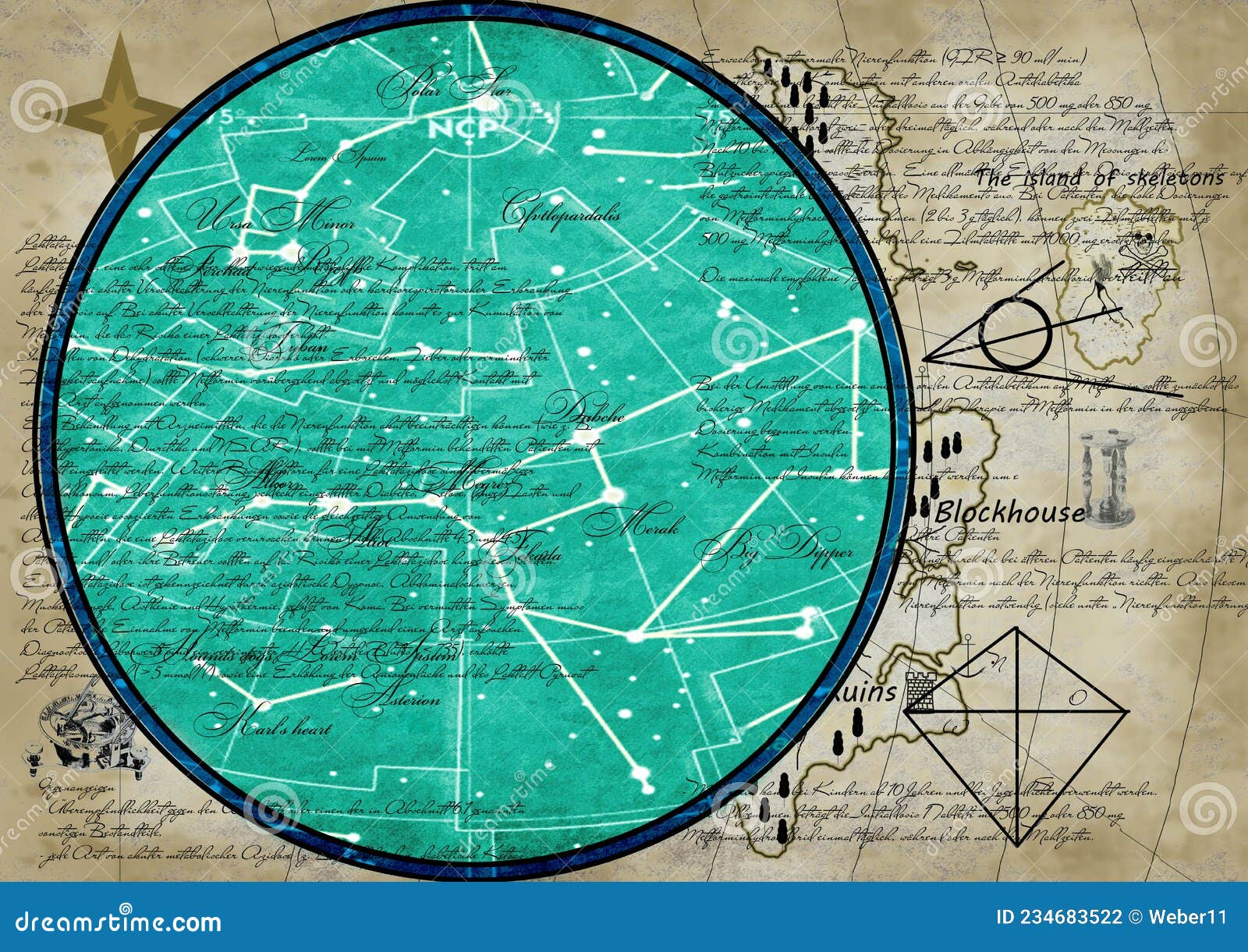 Ancient Celestial Map