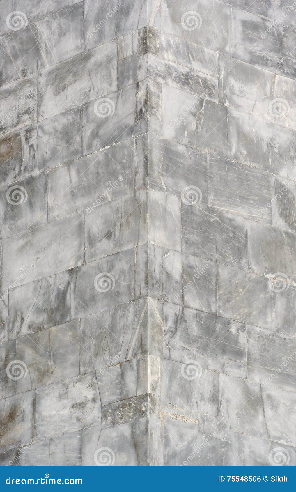 Ancient Marble Building Corner Stock Photo - Image of blocks, surface ...