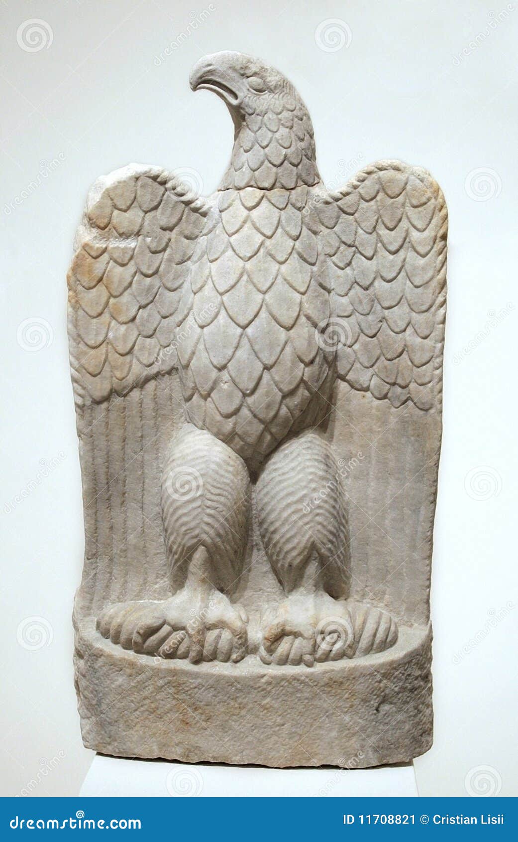 Ancient marble eagle stock image. Image of sculpture - 11708821