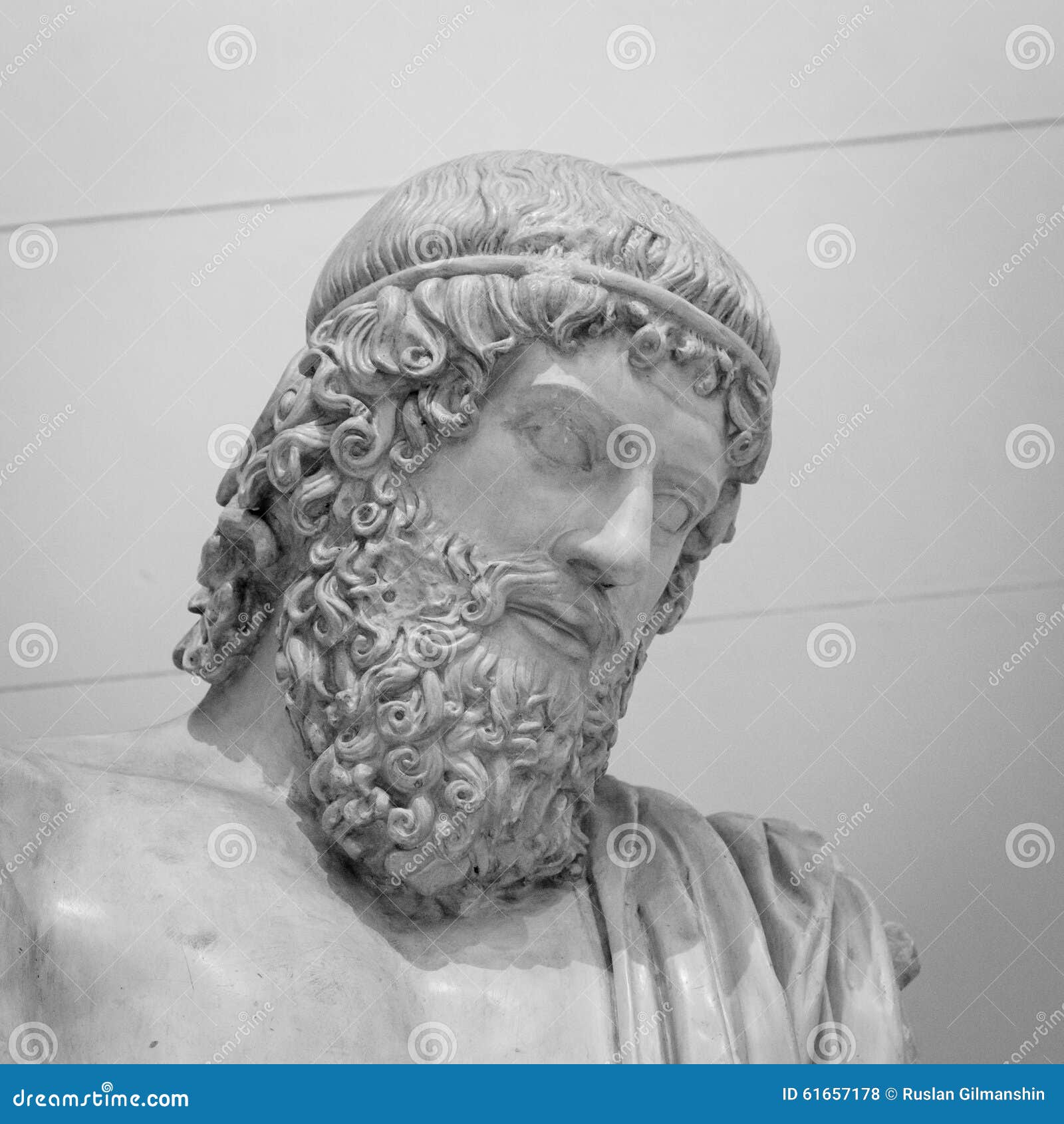The Ancient Marble Portrait Bust Stock Photo - Image of antique ...