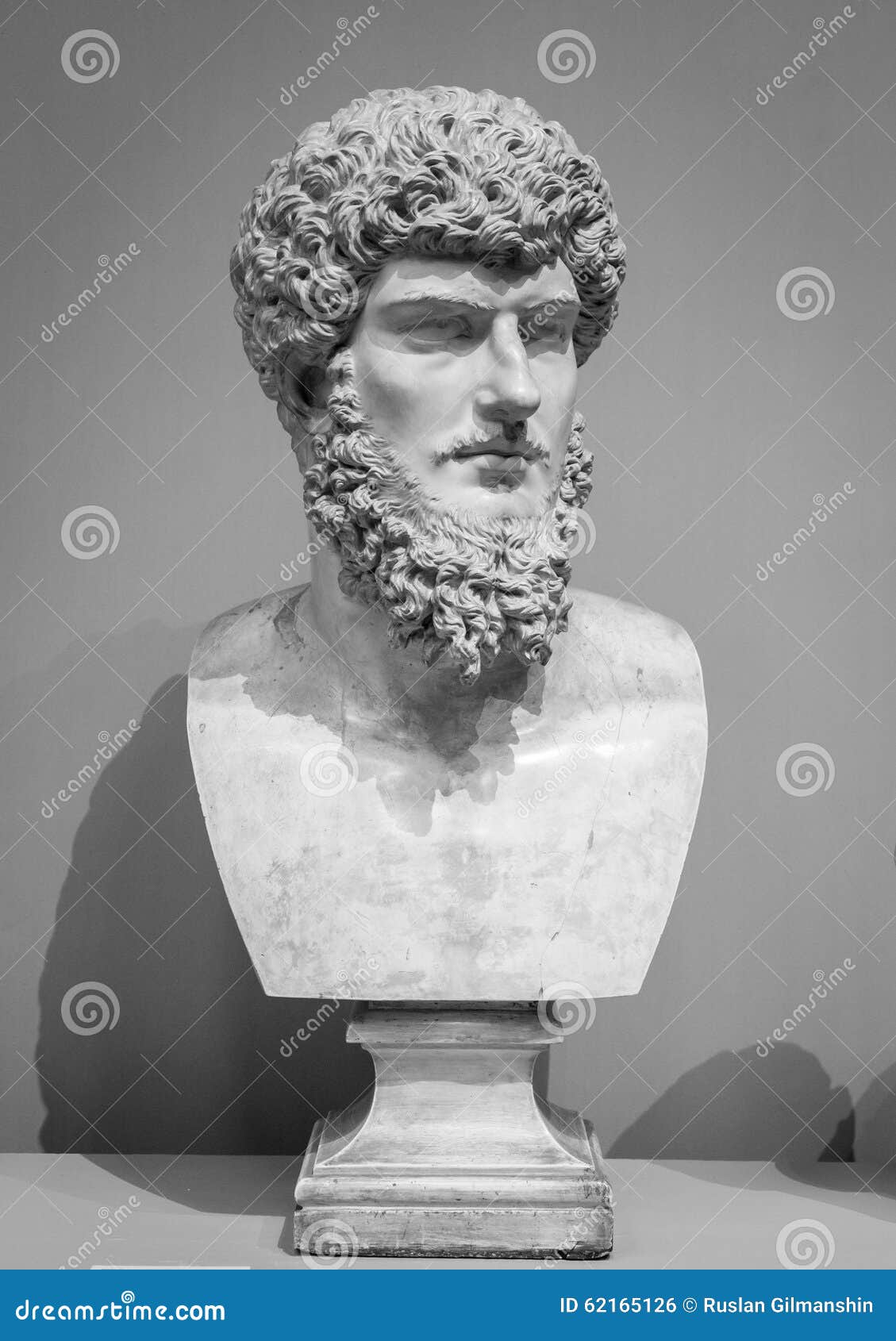 The Ancient Marble Portrait Bust Stock Photo - Image of ancient, head ...