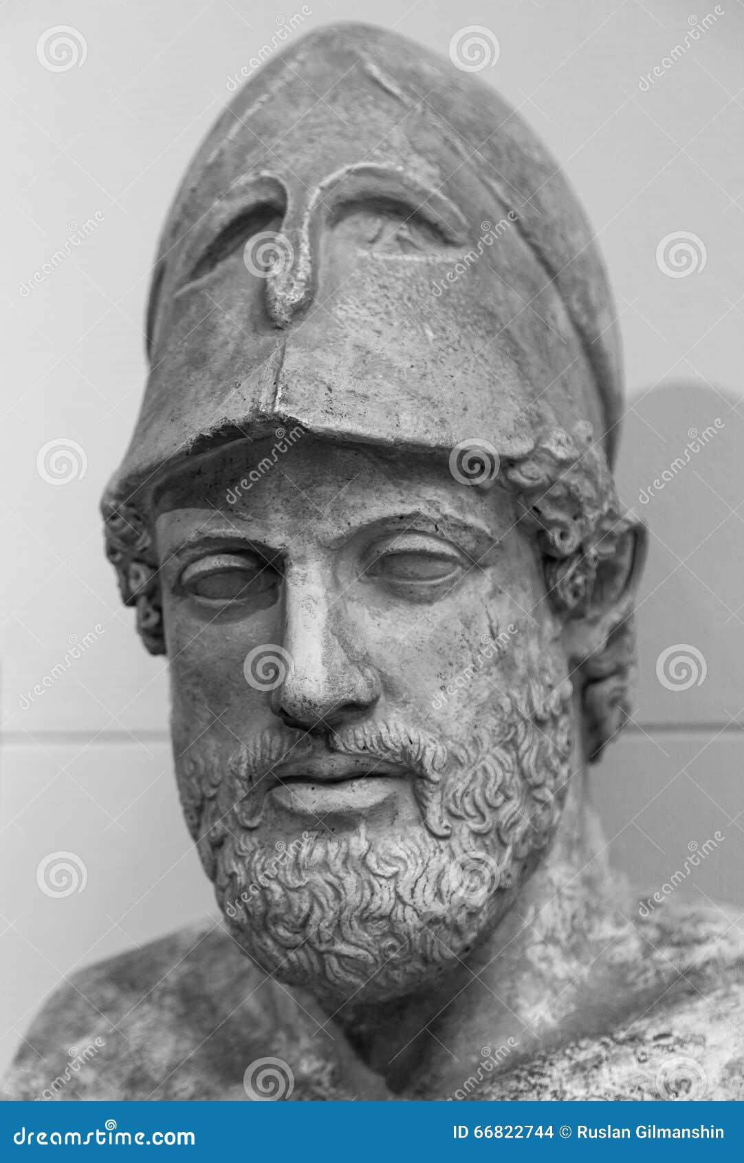 Ancient Marble Portrait Bust of Pericles Stock Photo - Image of marble ...