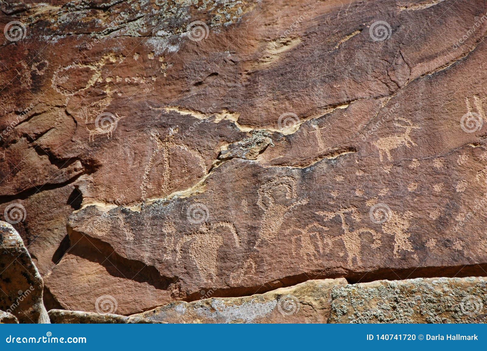 Ancient Markings on Remote Stones Stock Photo - Image of symbols ...
