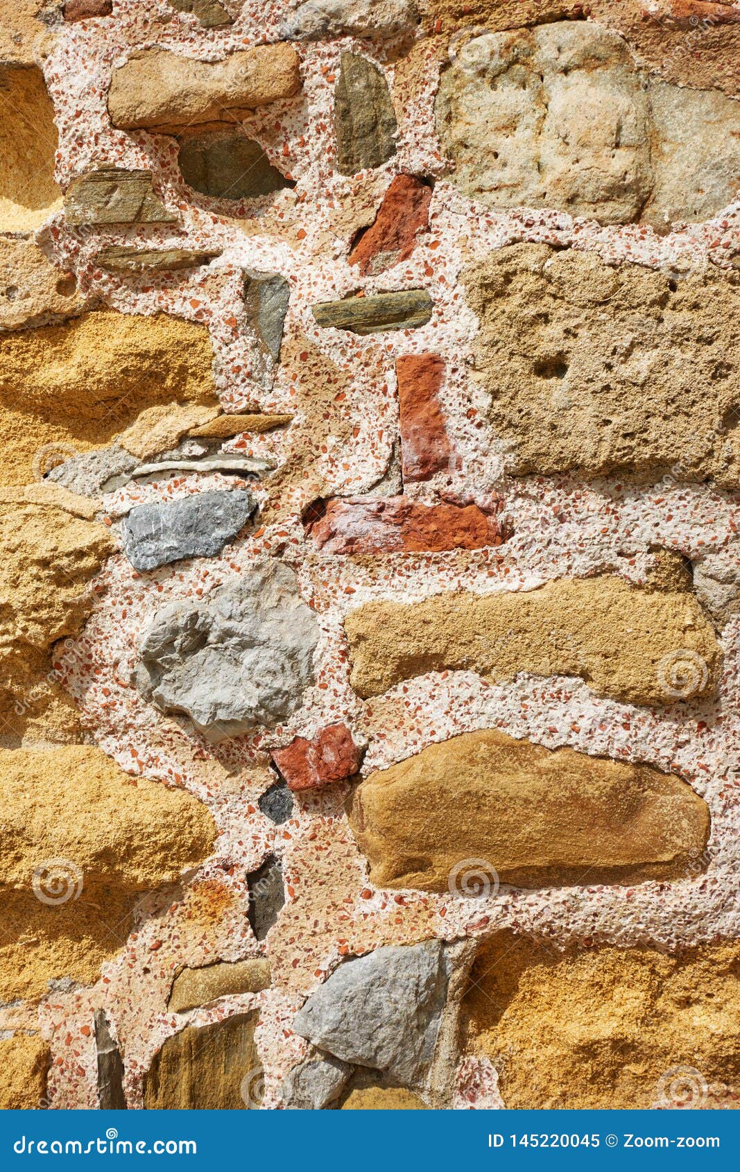 Ancient Masonry of Rough Stones Stock Image - Image of italy, material ...