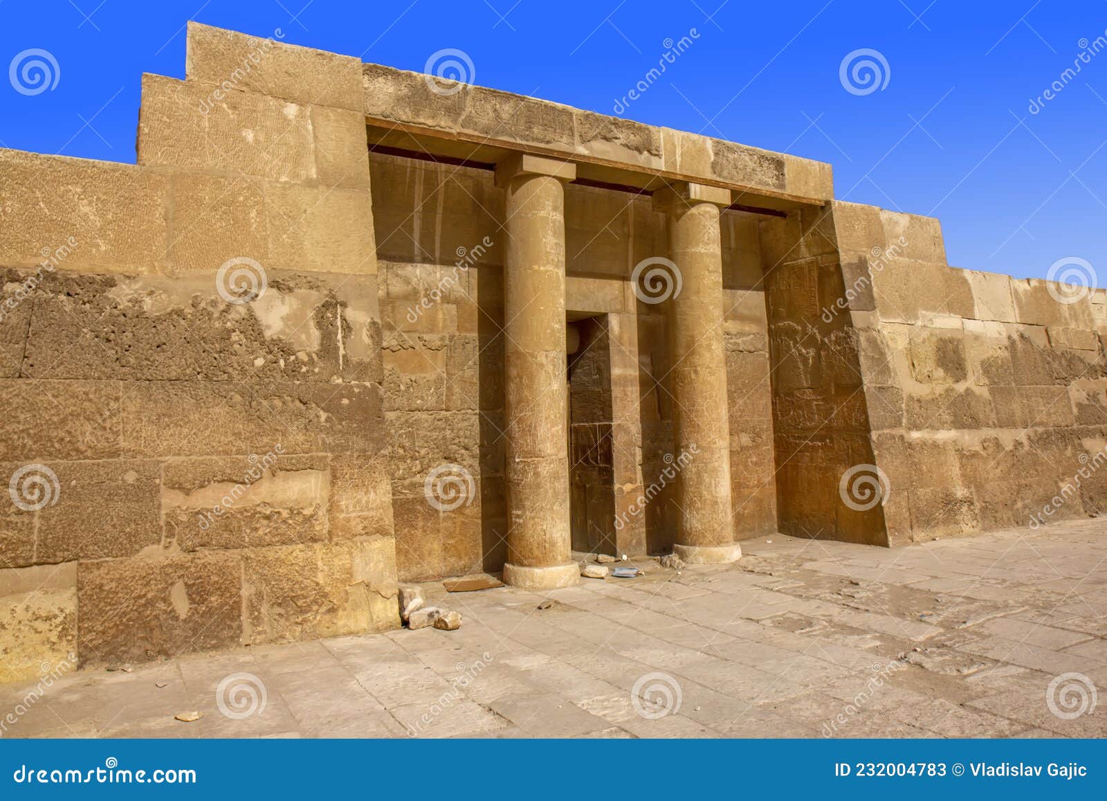 The Ancient Mastaba Tomb in Giza Complex, Egypt Stock Image - Image of ...