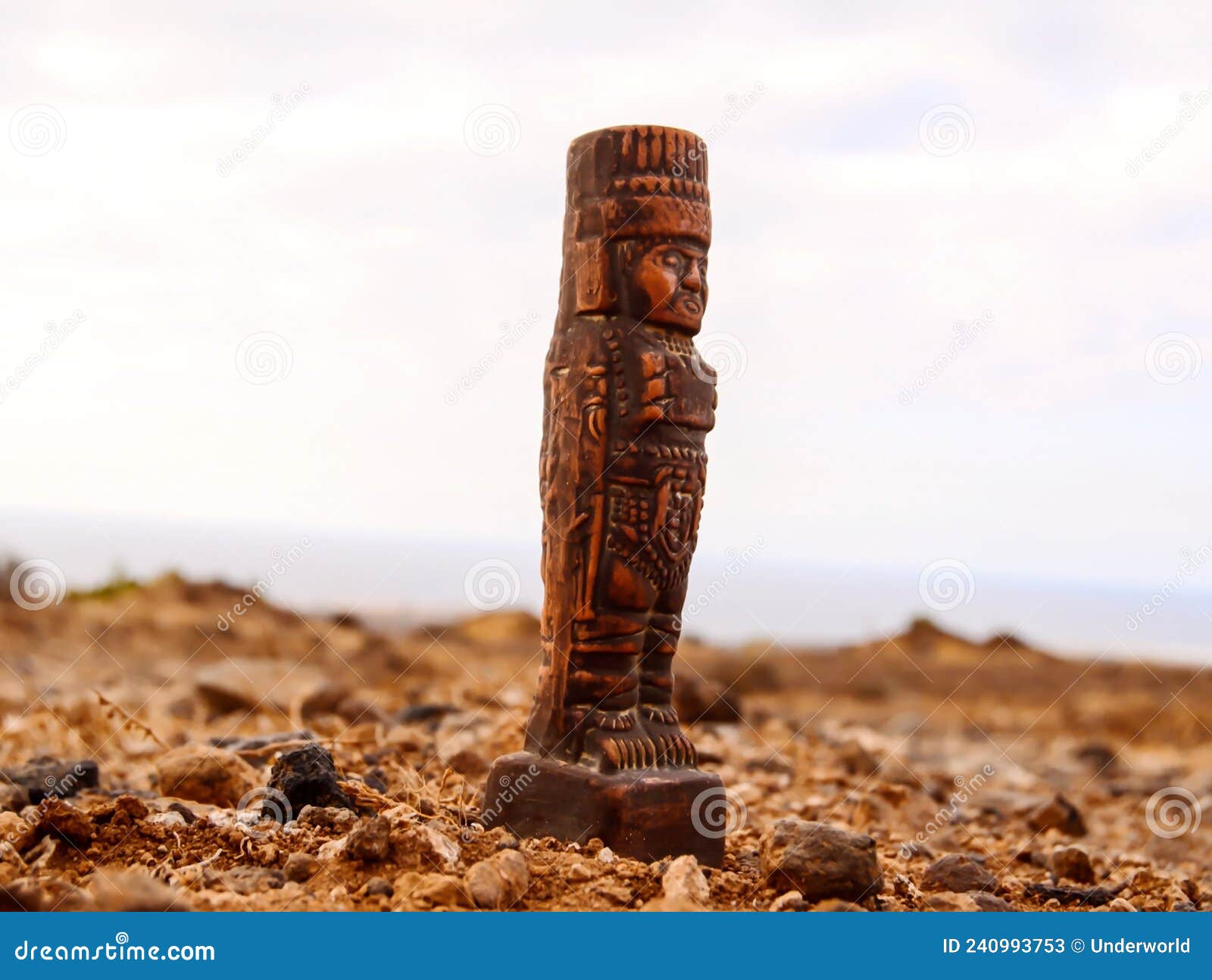Ancient Maya Statue stock image. Image of central, inca - 240993753