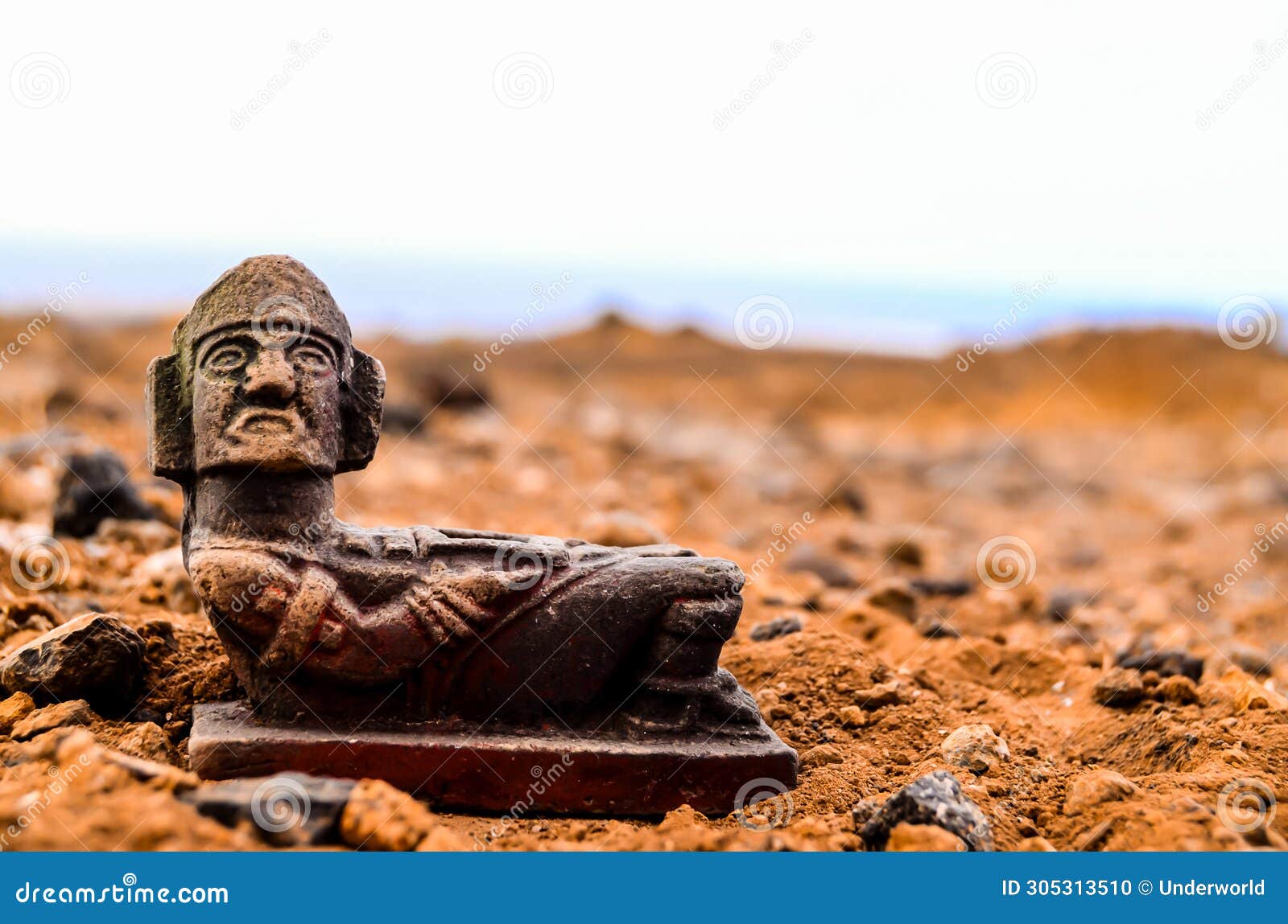 Ancient Maya Statue stock photo. Image of archeology - 305313510