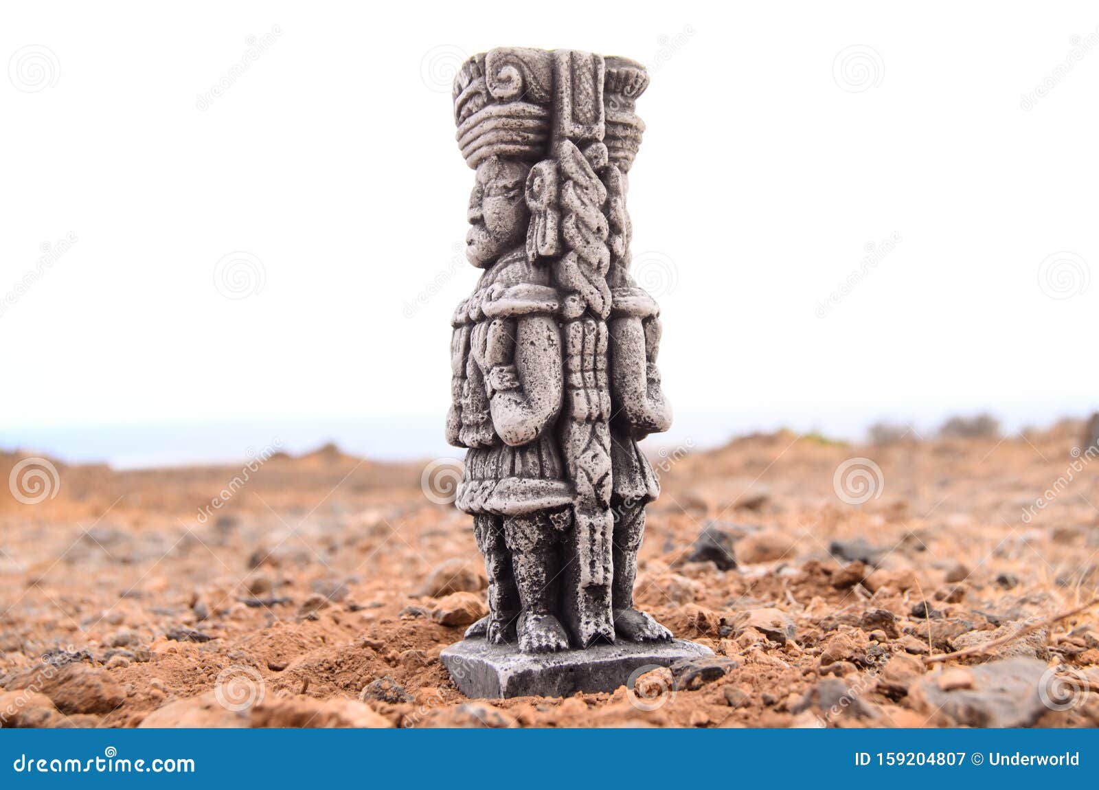 Ancient Maya Statue stock image. Image of mexican, mool - 159204807