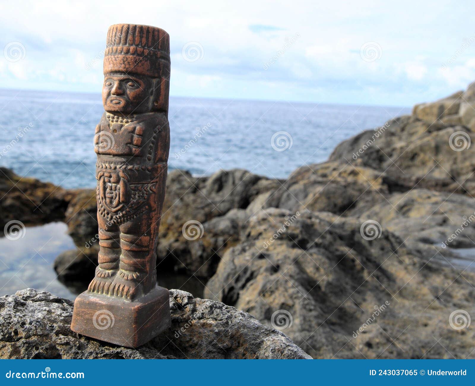 Maya Statue stock image. Image of religion, ruins, mexican - 243037065
