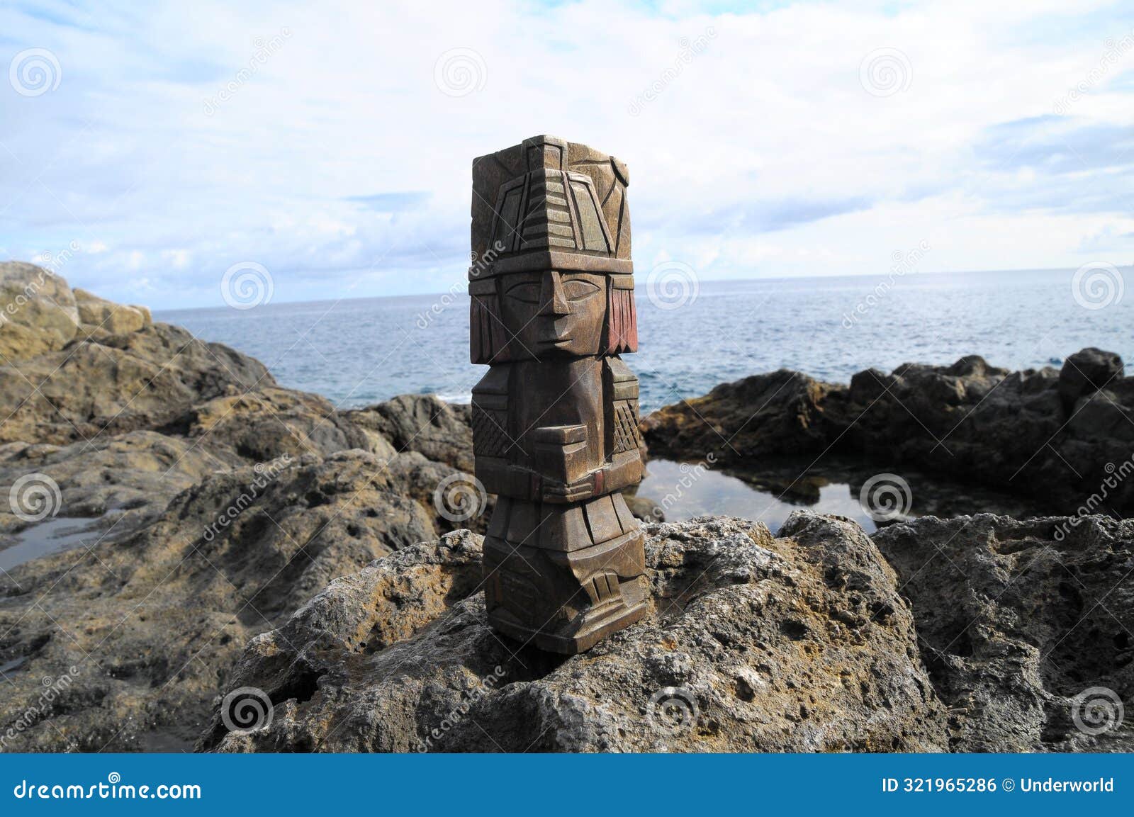 Maya Statue stock photo. Image of civilization, archeology - 321965286